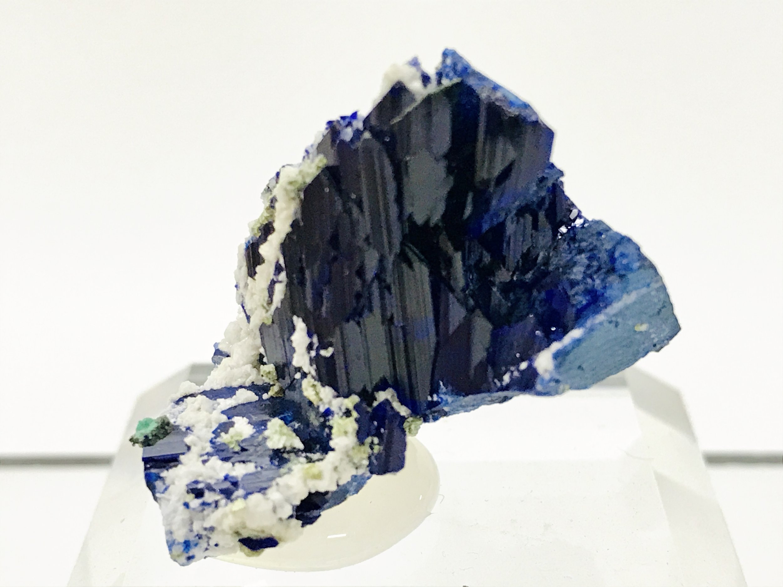 Azurite with Dolomite - Tsumeb Mine, Tsumeb, Otjikoto Region Namibia ...