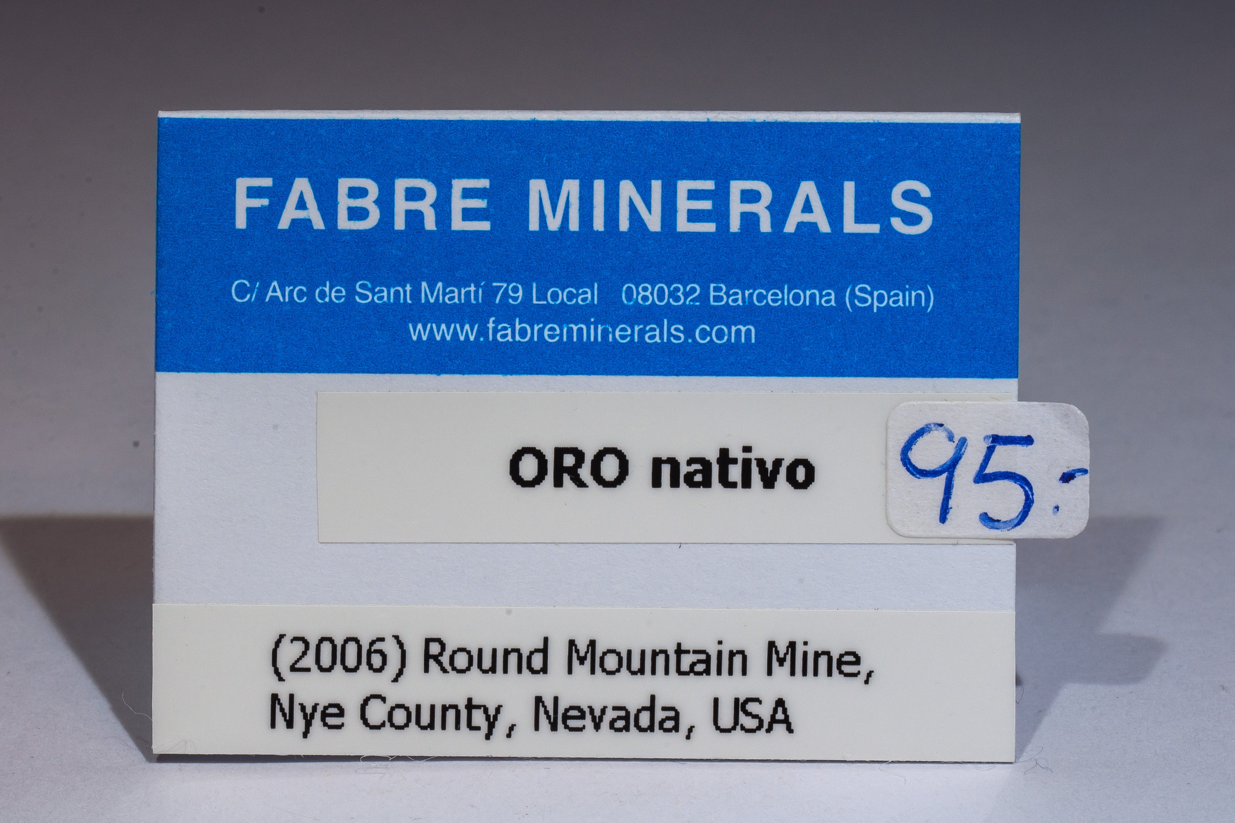 Gold - Round Mountain Mine, Round Mountain, Round Mountain District ...