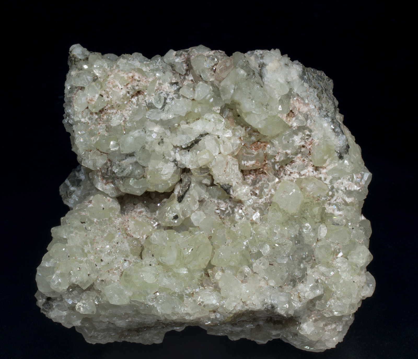 Datolite with Stilbite-Ca - Paterson, Passaic County, New Jersey USA ...