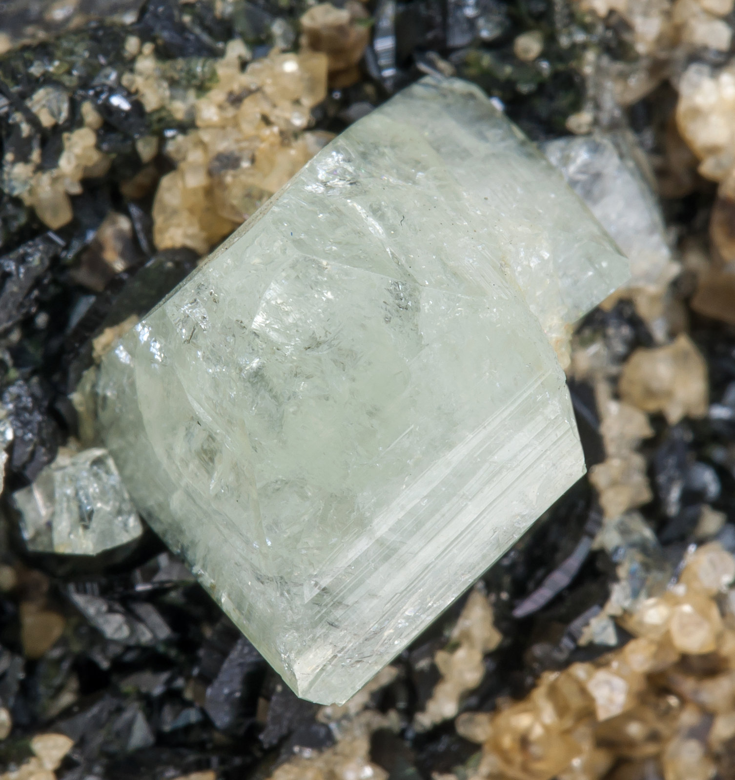 Wardite with Siderite, Lazulite and Quartz - Crosscut Creek, Kulan Camp ...