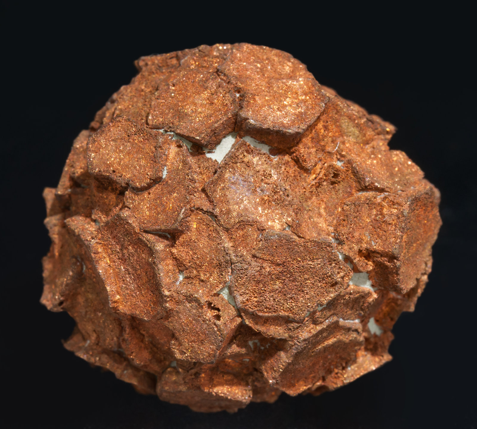 Copper after Aragonite - San Agustín Mine, Corocoro, Pacajes Province ...