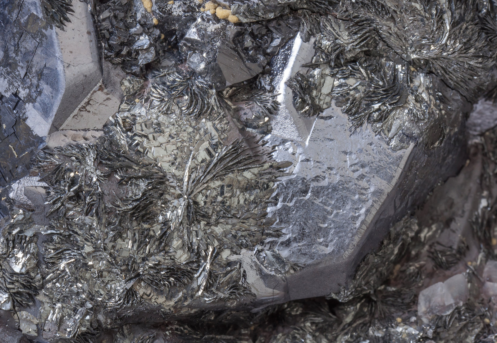 Semseyite with Galena - Herja Mine, Chiuzbaia, Baia Sprie, Maramures ...