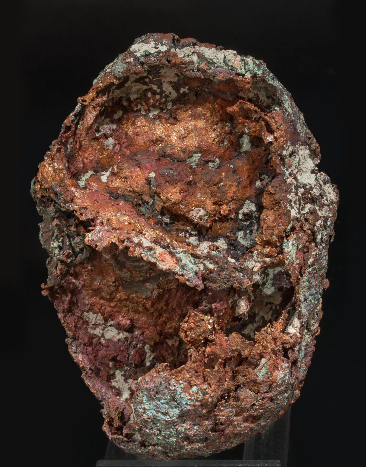 Copper (skull) - Centennial Mine, Centennial No. 6 shaft, Centennial ...
