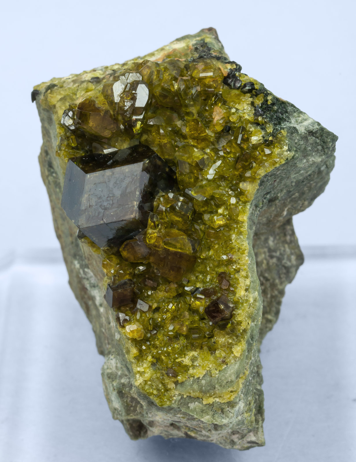 Andradite with Epidote - Marki Khel, Spin Ghar Mountains, Khogyani ...