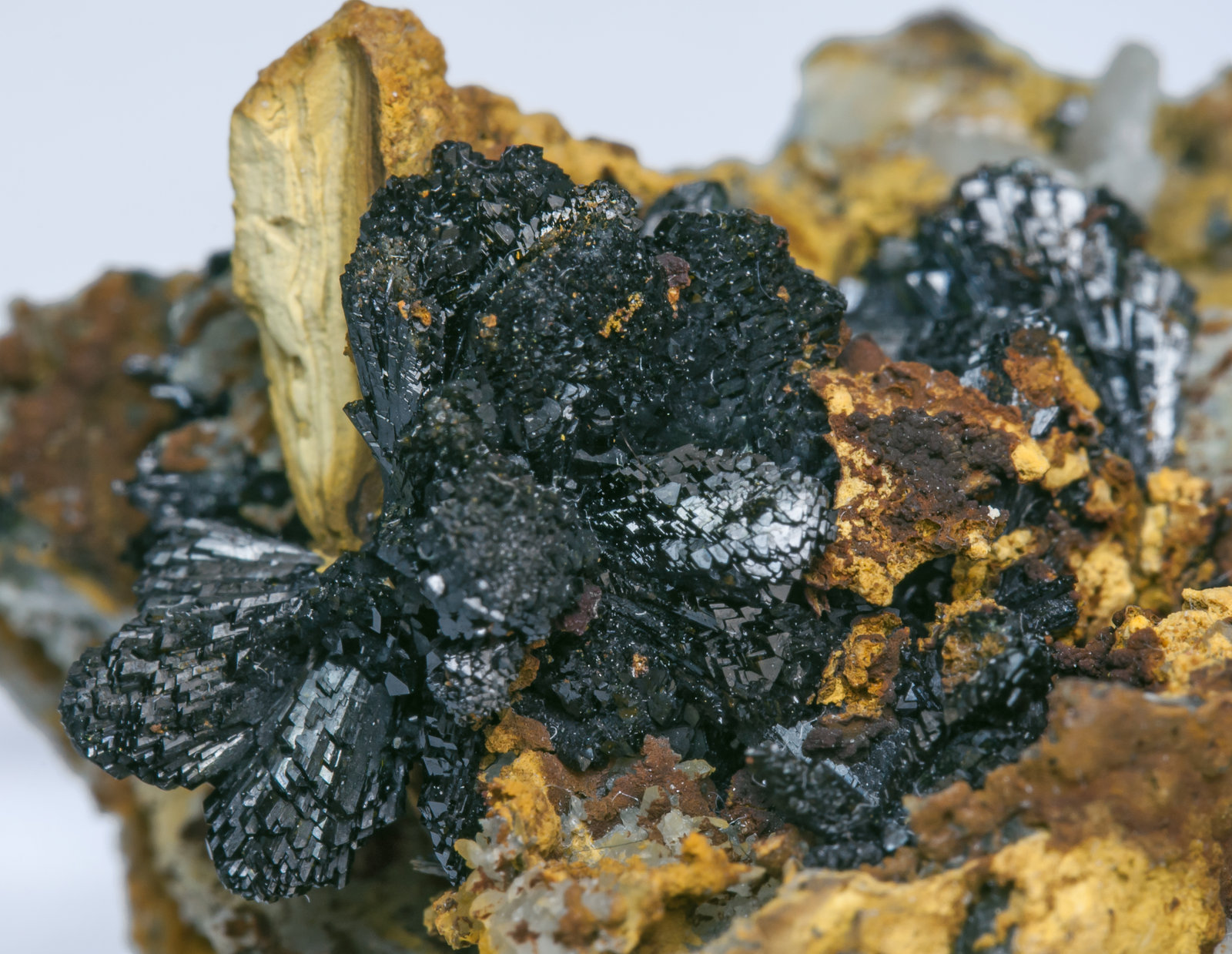 Olivenite with Quartz - Cornwall United Kingdom | Fabre Minerals