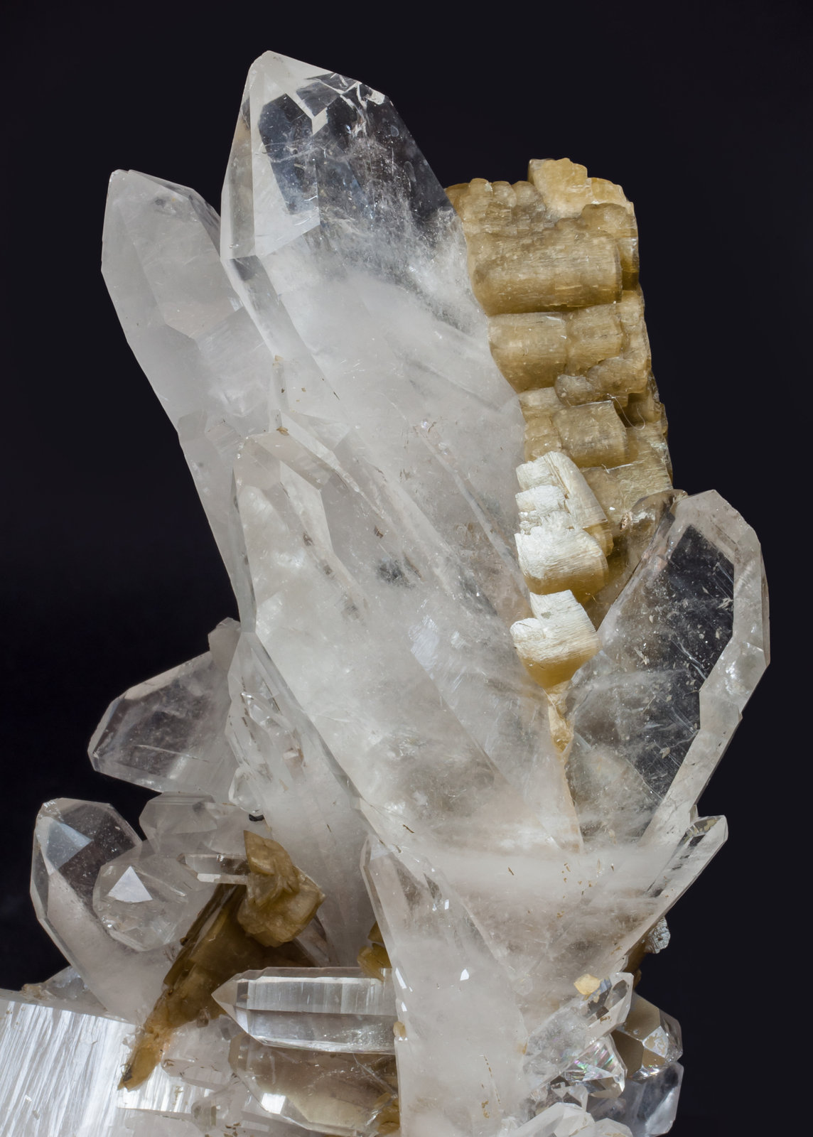 Quartz with Siderite - Iouriren Mine (AGM Mine), Akka, Tafraout, Tiznit ...