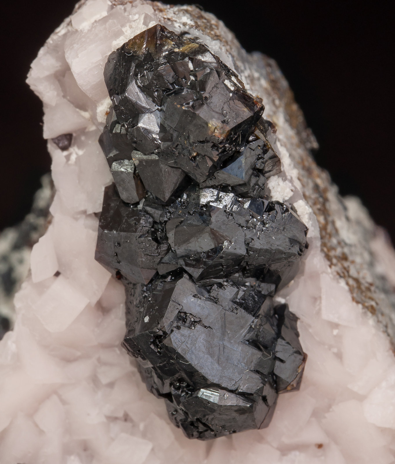 Sphalerite with Dolomite - Zelidja Mine, Touissit-Bou Bekker mining ...