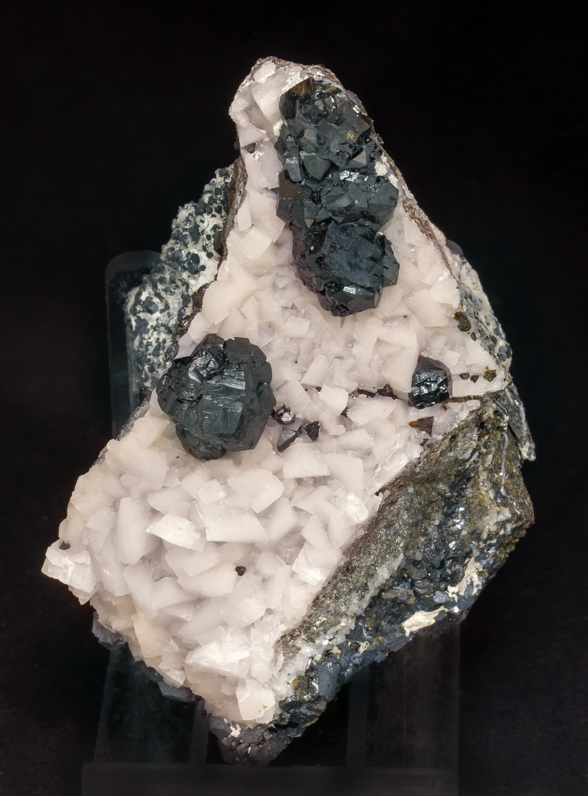 Sphalerite with Dolomite - Zelidja Mine, Touissit-Bou Bekker mining ...