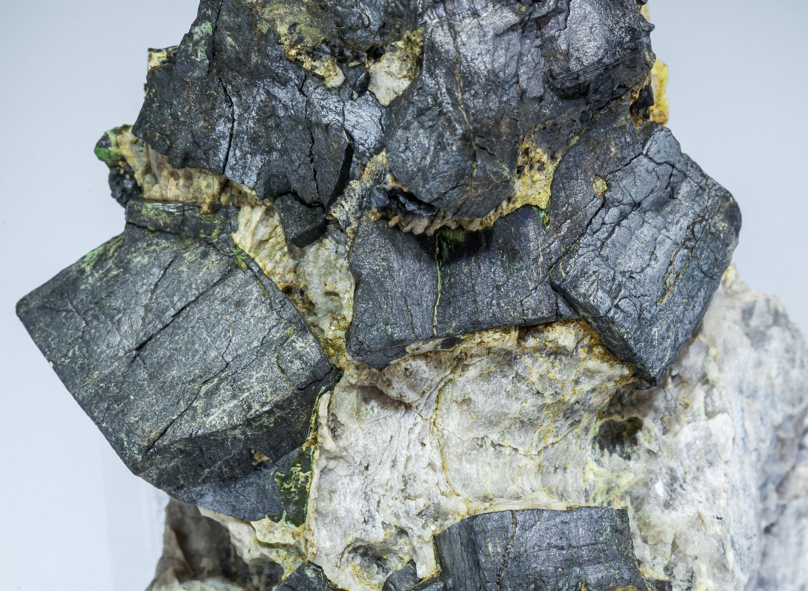 Ullmannite (As-bearing) with Calcite - Souss-Massa Region Morocco ...