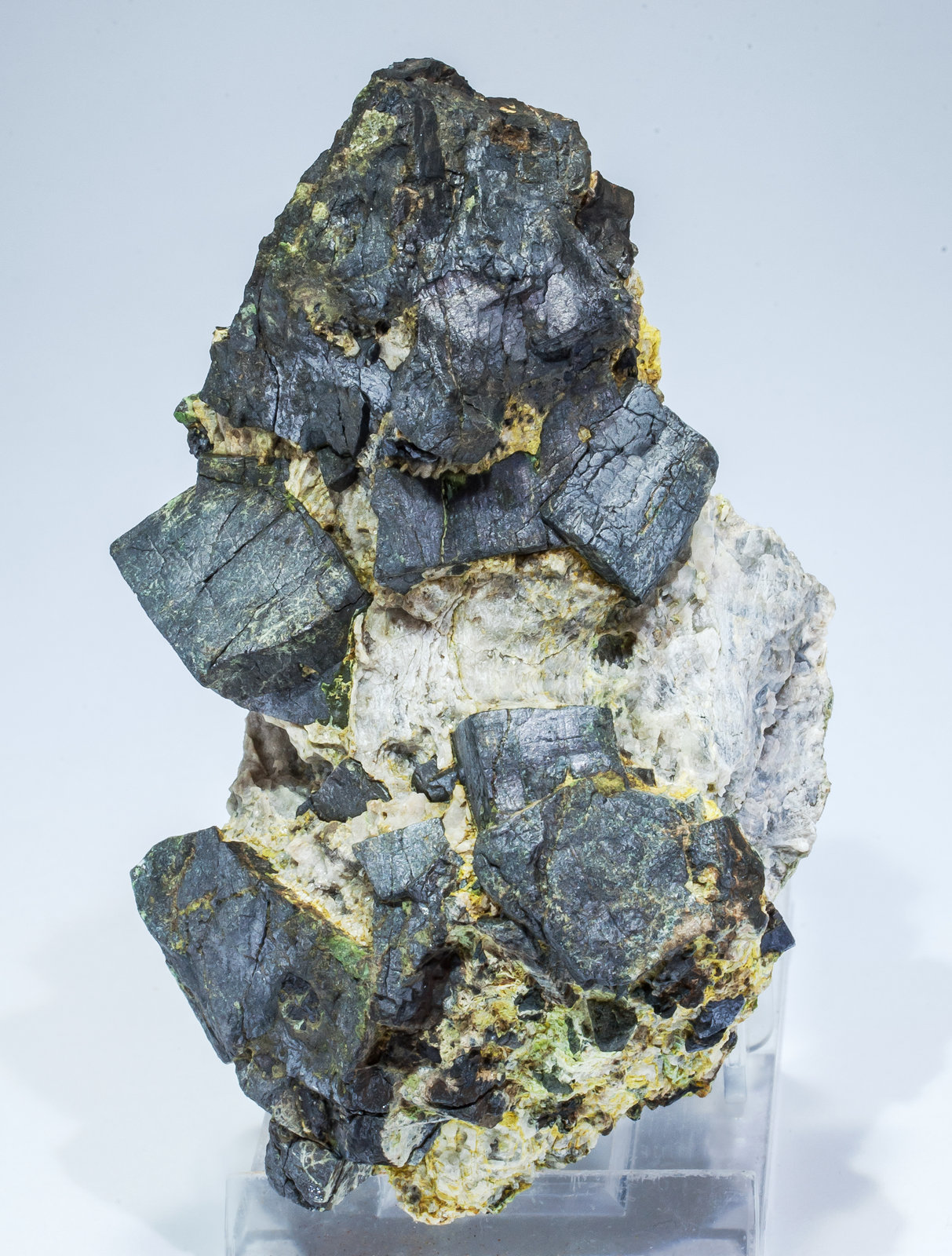 Ullmannite (As-bearing) with Calcite - Souss-Massa Region Morocco ...
