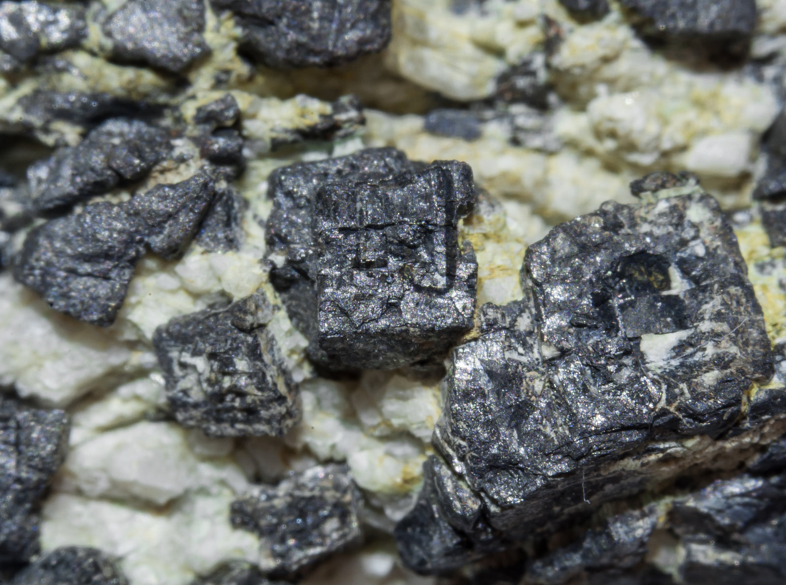 Ullmannite (As-bearing) with Calcite - Souss-Massa Region Morocco ...