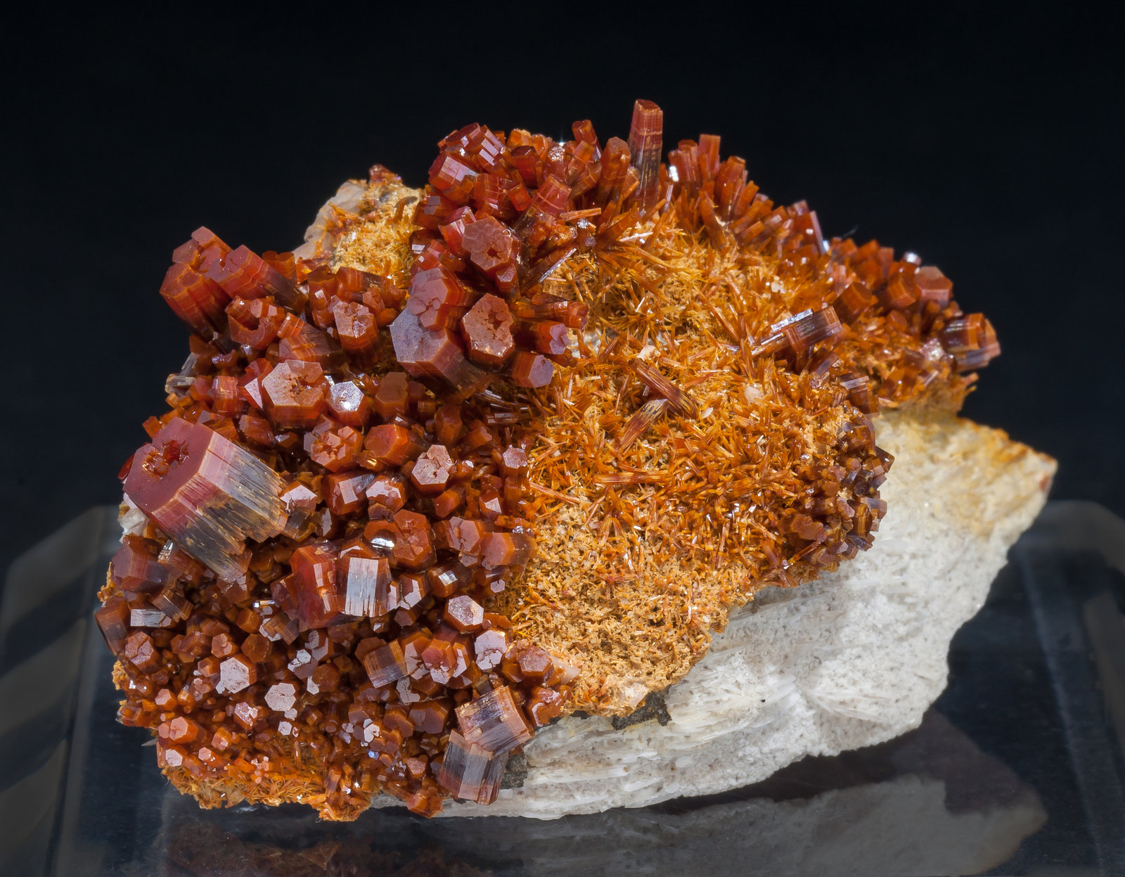 Vanadinite with Baryte - ACF Mine area, Mibladen mining district ...