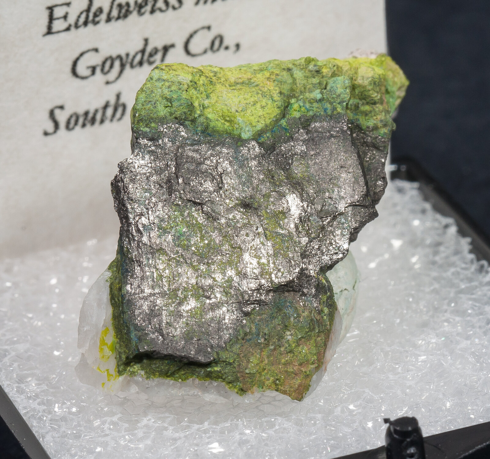Sulvanite - Edelweiss Mine, Burra, Mount Lofty Ranges, South Australia ...