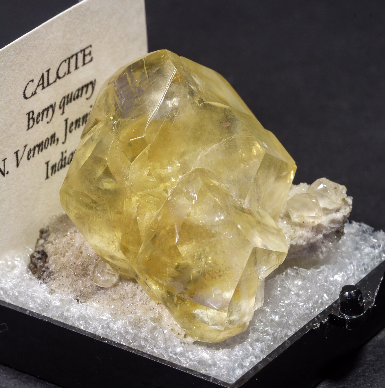 Calcite - Berry Materials Corp. Quarry, North Vernon, Jennings County ...
