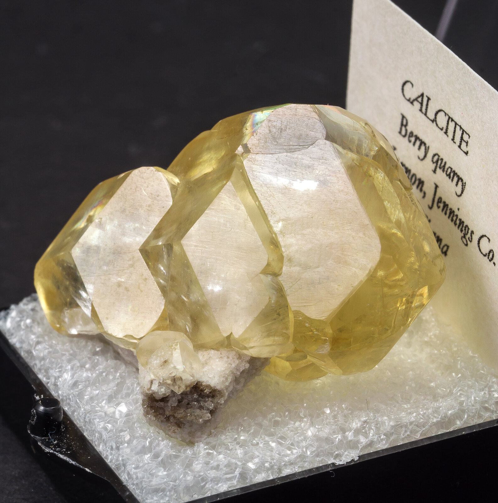 Calcite - Berry Materials Corp. Quarry, North Vernon, Jennings County ...