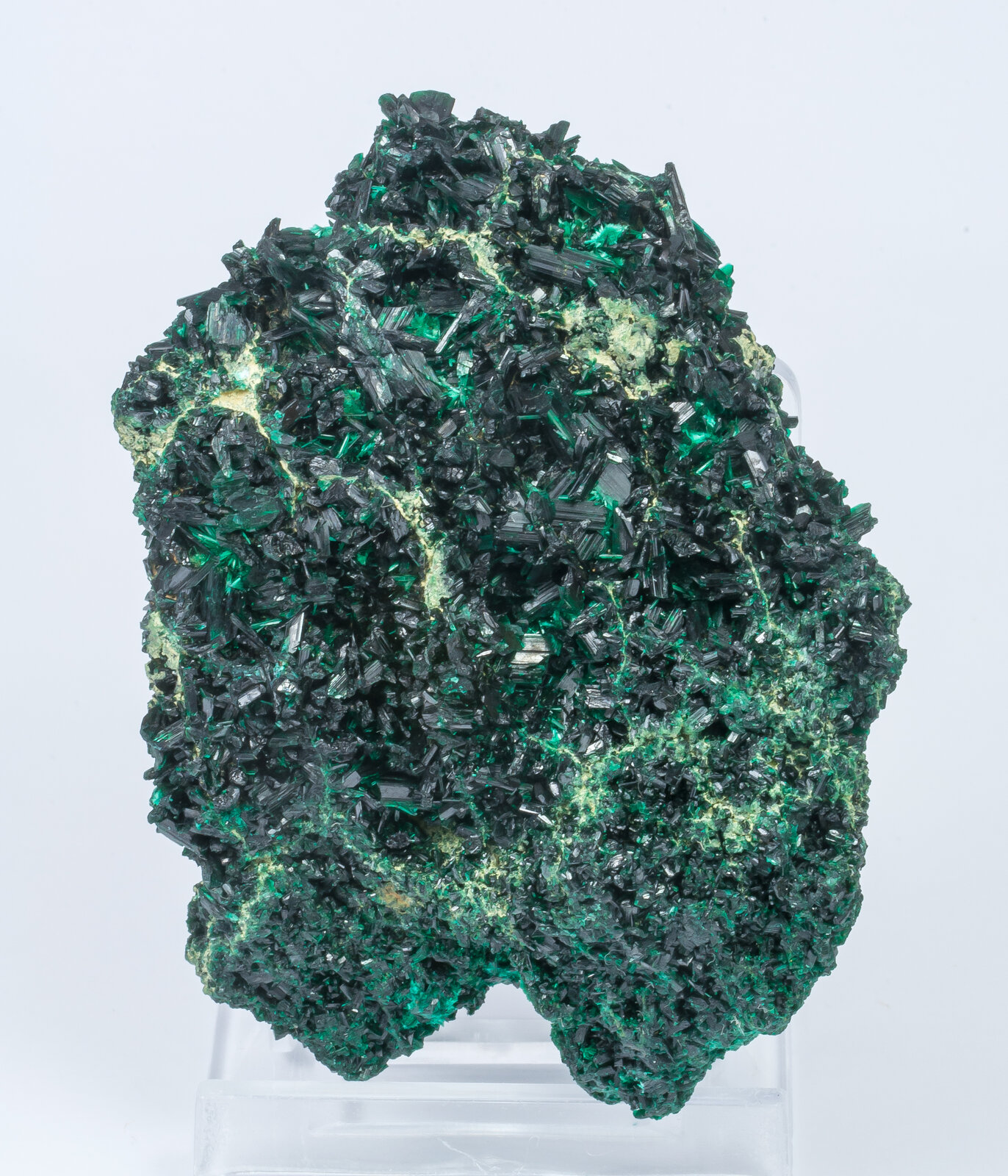 Brochantite with Malachite - Bou Bekker, Touissit District, Jerada ...