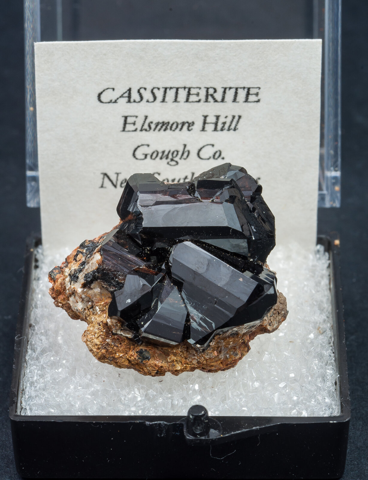Cassiterite - Elsmore Hill, Gough County, New South Wales Australia ...
