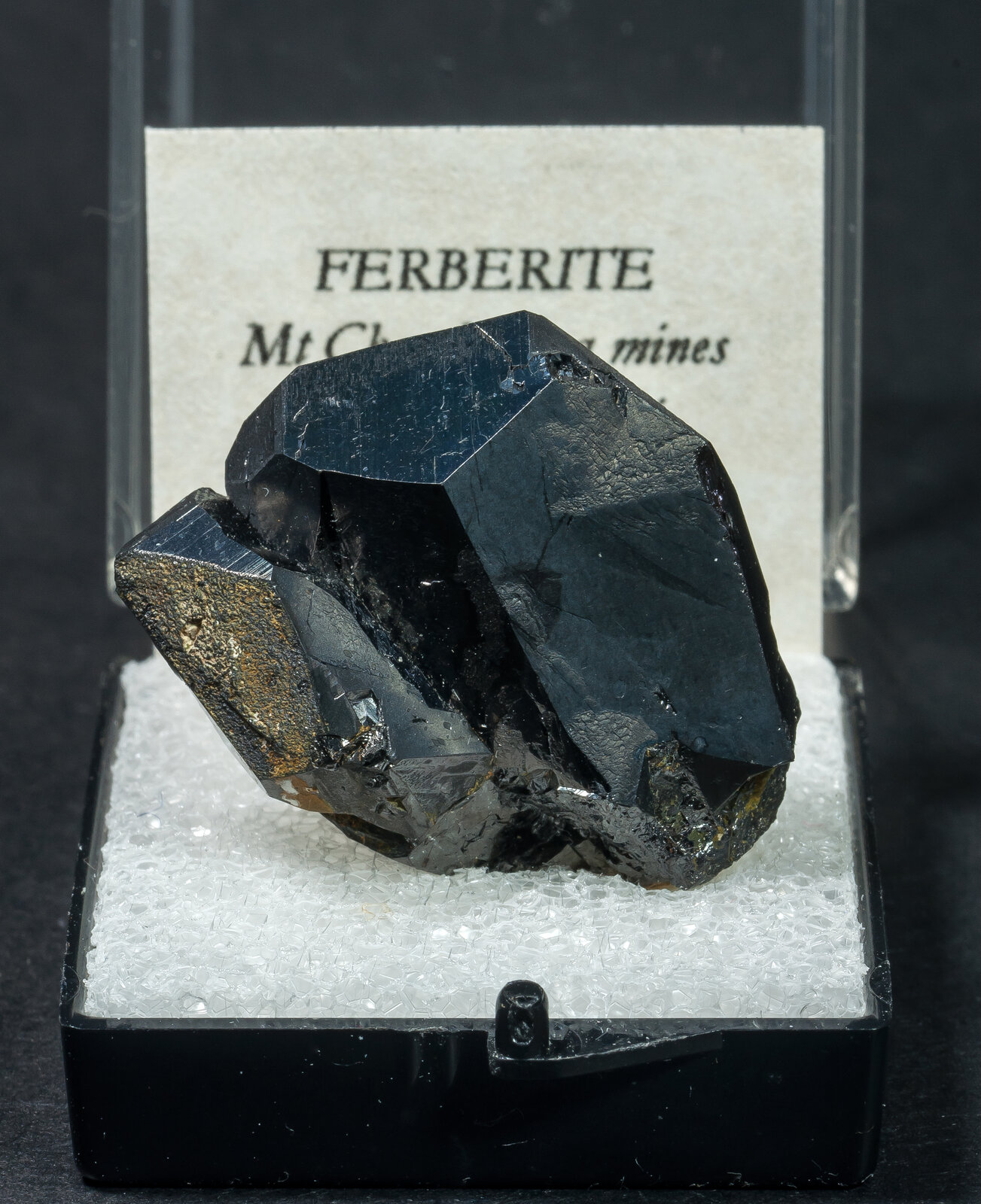 Ferberite - Mount Chambillaya mining district, Quime, Inquisivi ...