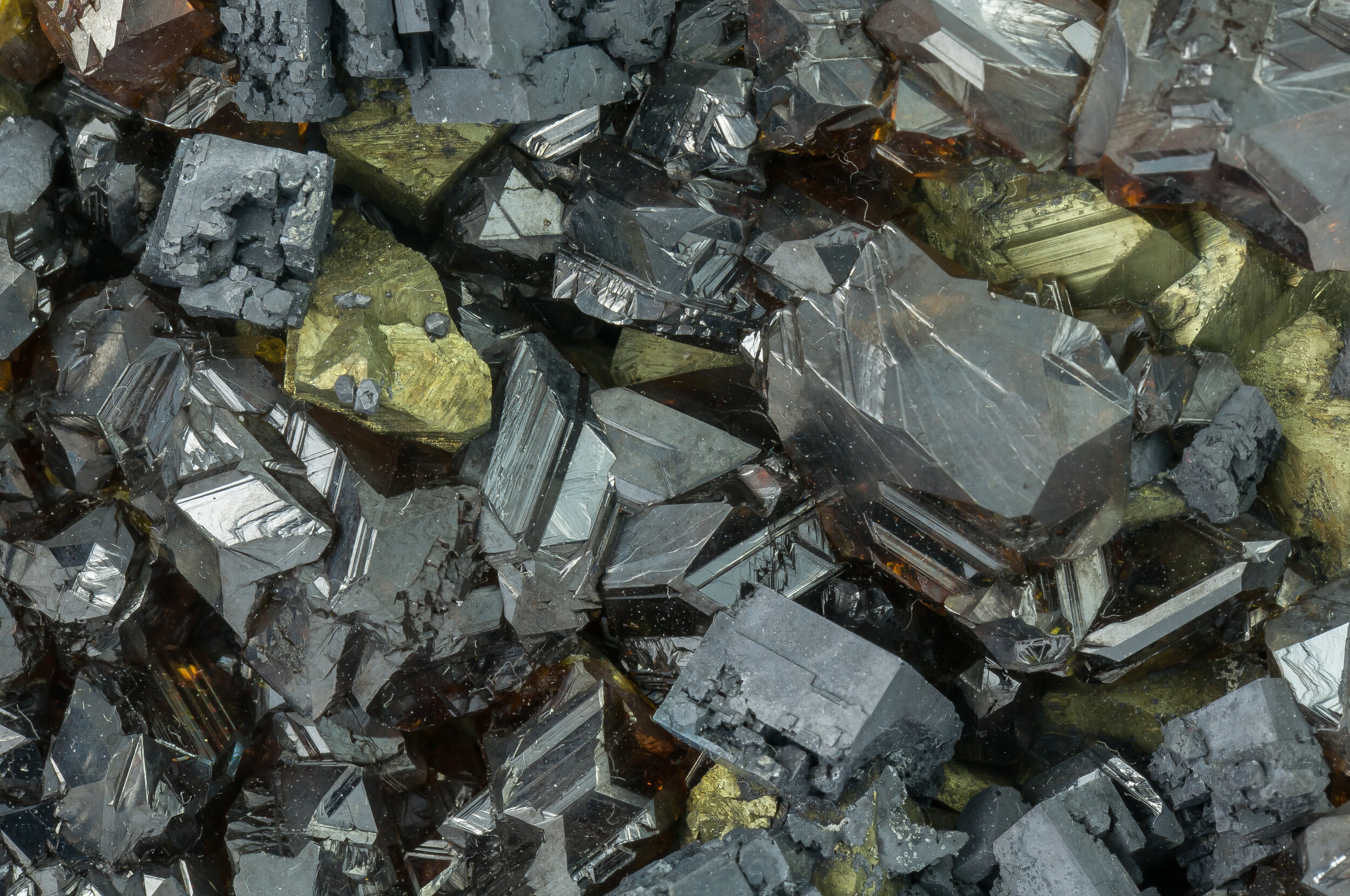 Sphalerite with Galena and Chalcopyrite - Commodore Mine, Creede ...