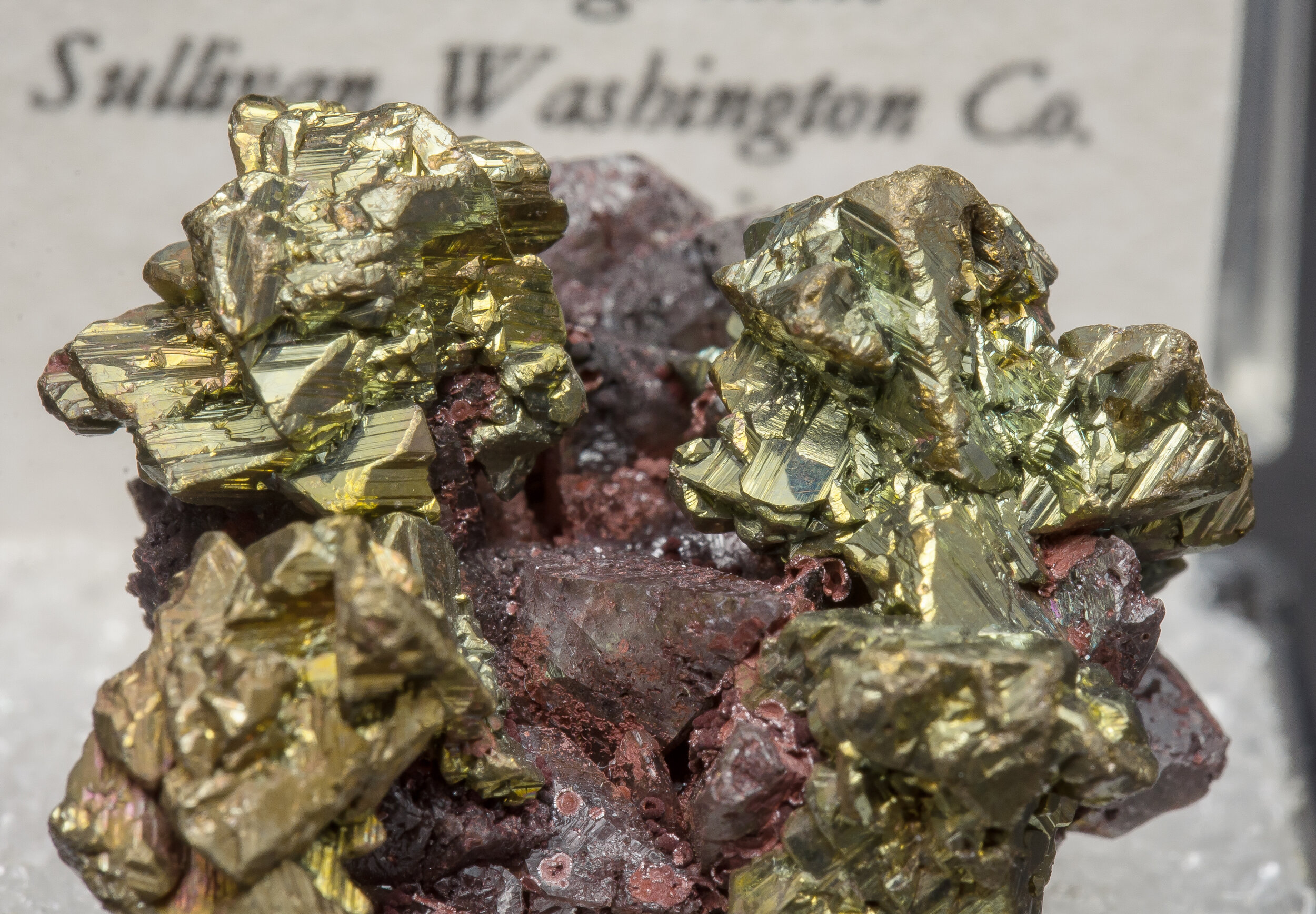 Chalcopyrite - Pea Ridge Mine, Sullivan, Washington County, Missouri ...