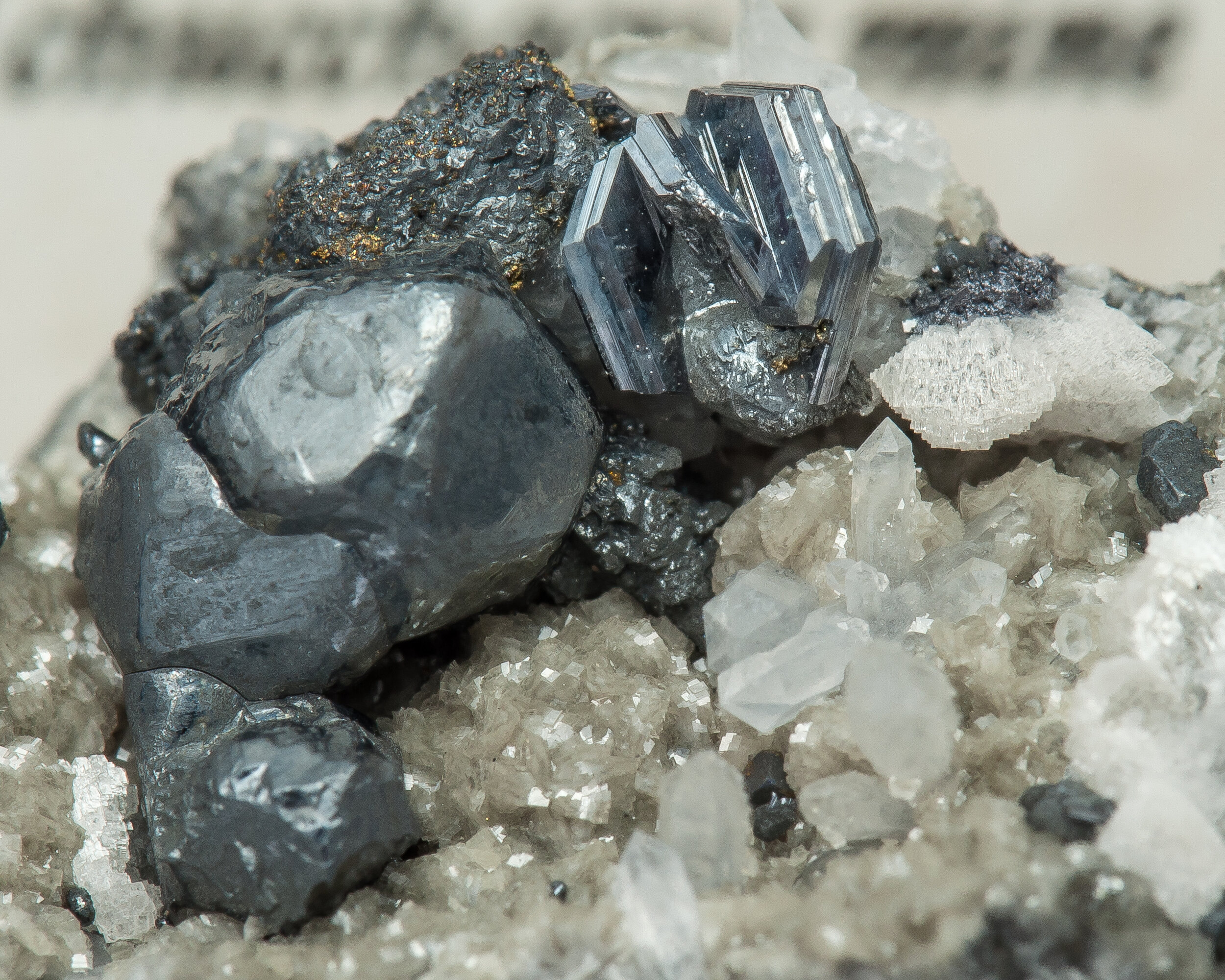 'Pearceite' with Proustite - Uchucchacua Mine, Oyón Province, Lima ...