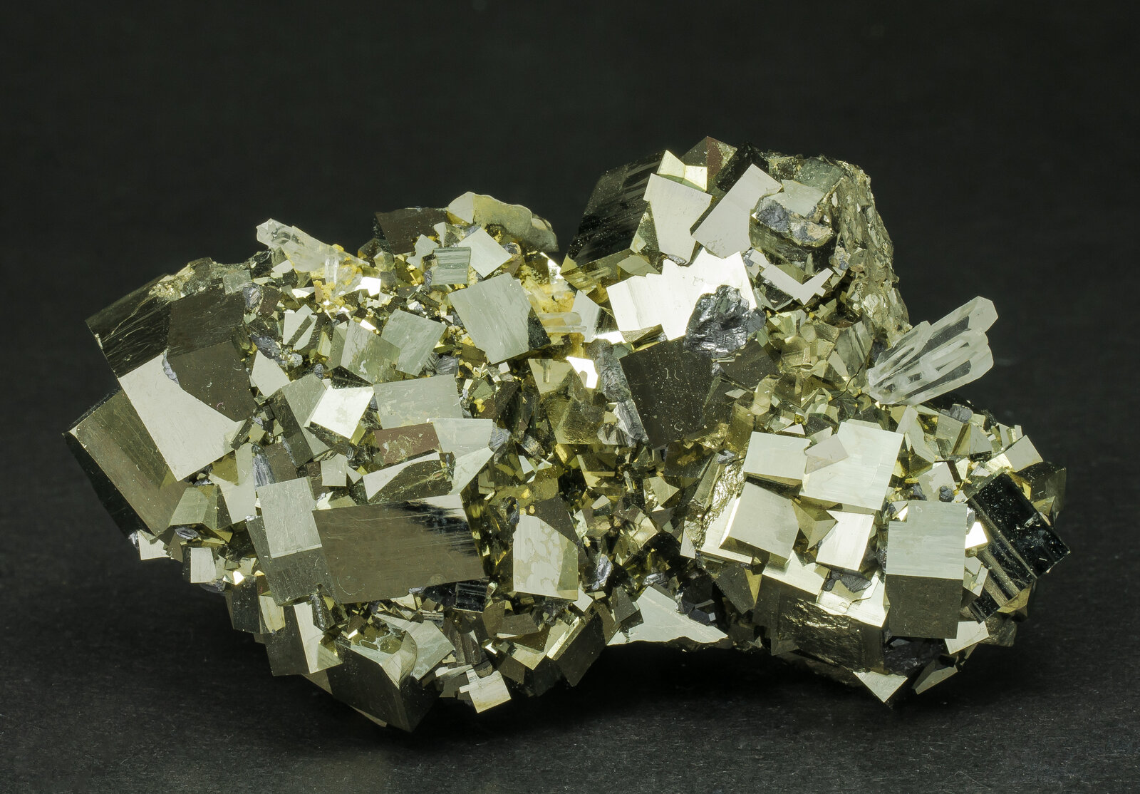 Pyrite with Quartz - Stan Trg (Stan Terg, Stari Trg) Mine, Trepča ...