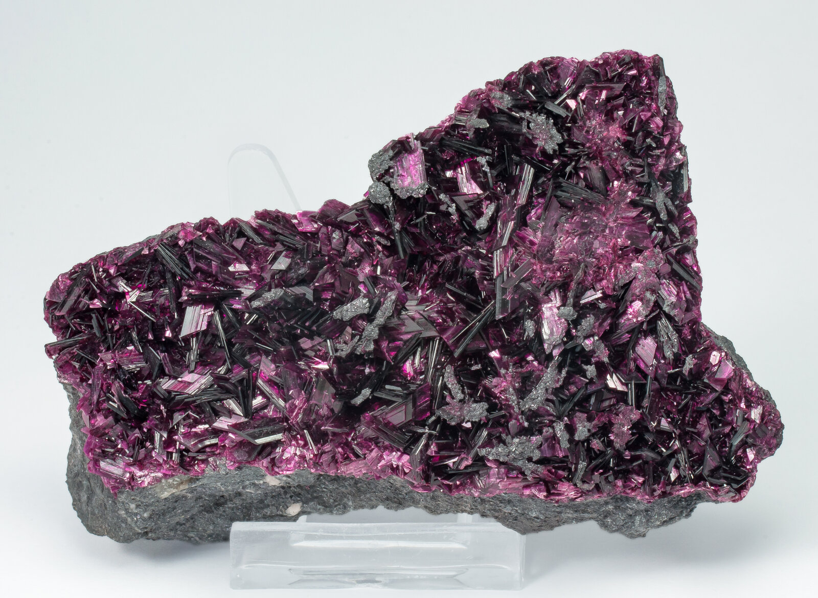 Erythrite with Skutterudite - Bou Azzer Mine, Bou Azzer mining district ...