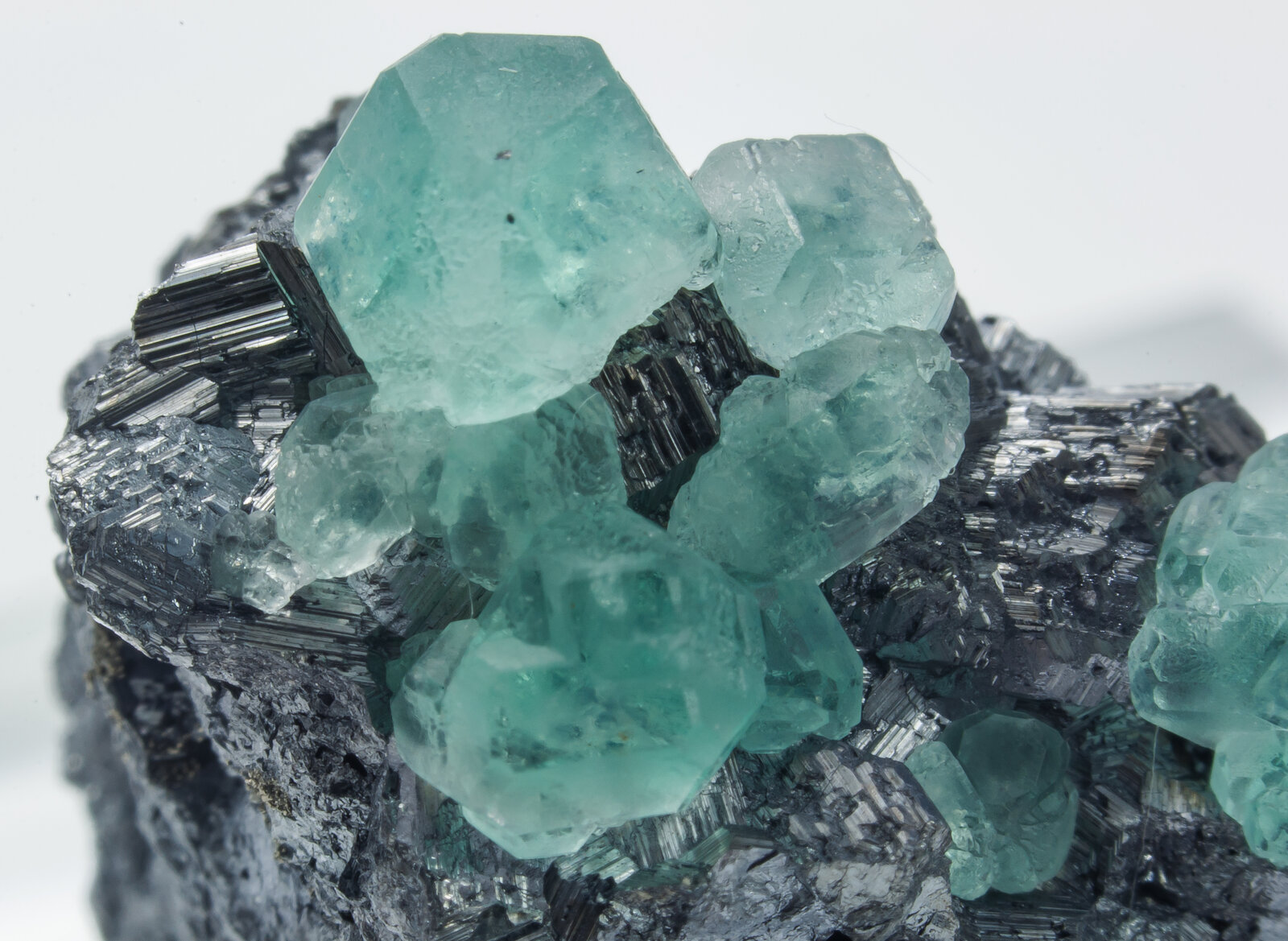 Geocronite with Fluorite - Milpo Mine, Cerro de Pasco, Atacocha mining ...