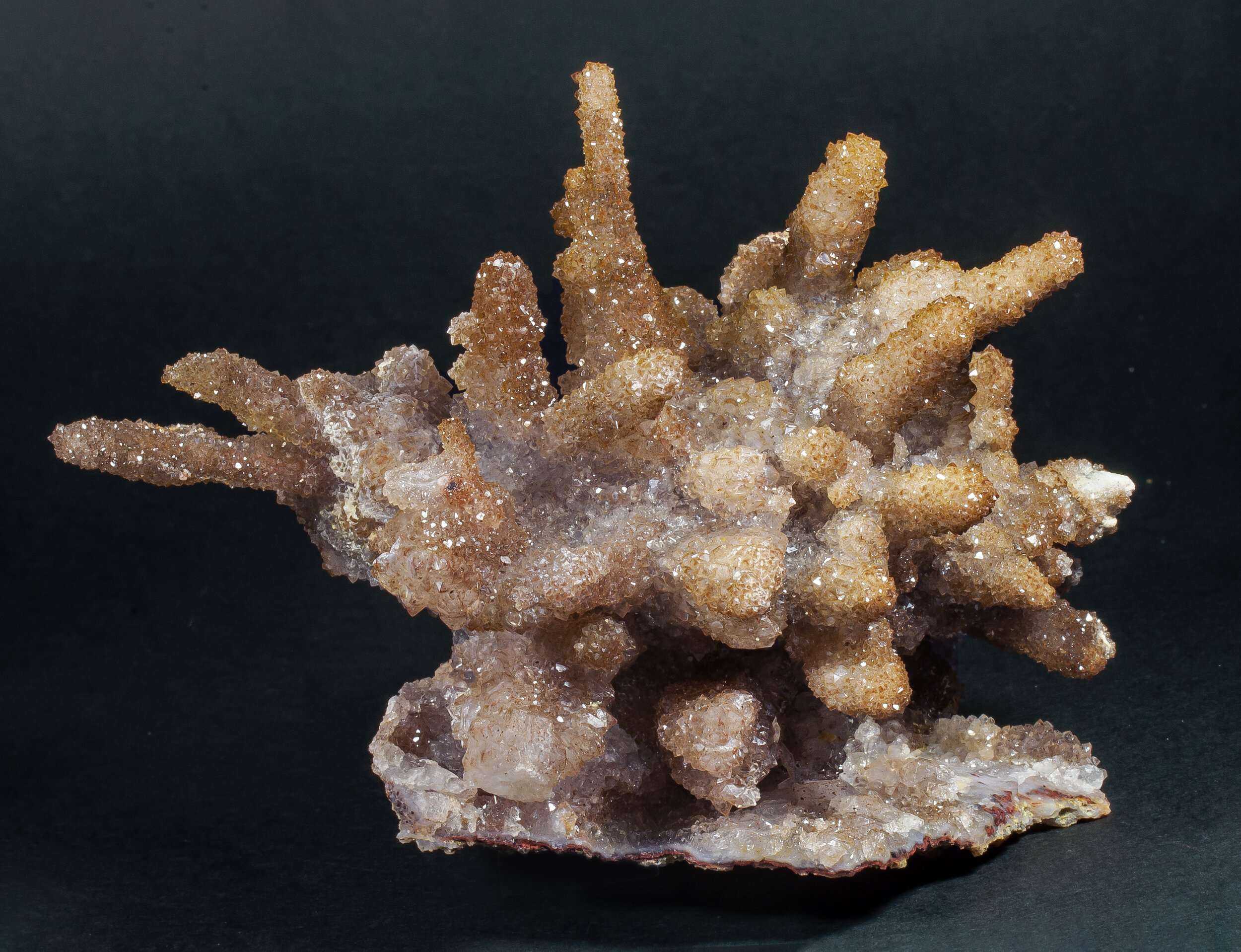 Quartz with iron oxides inclusions - Sidi Rahal, El Kelaâ des Sraghna ...