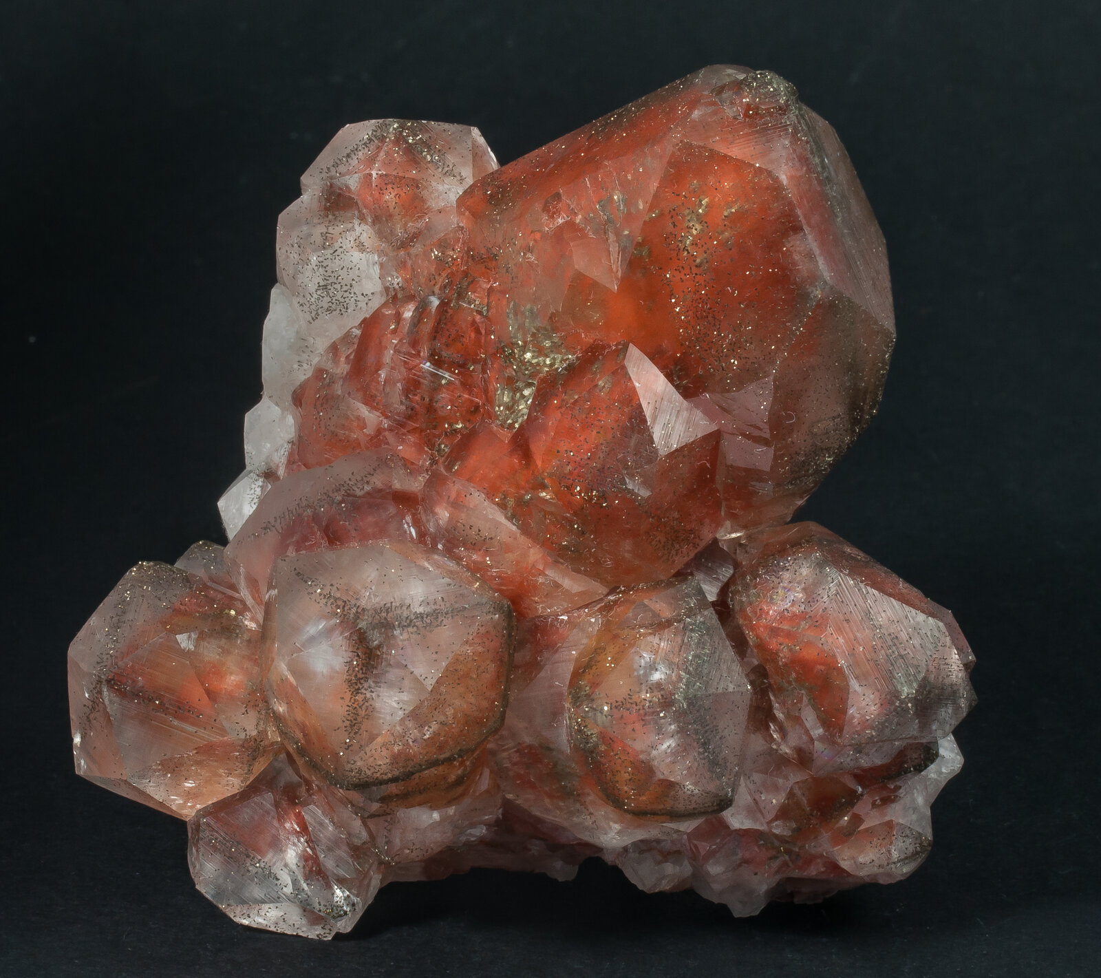 Calcite with iron oxides inclusions - Daguangshan Mine, Edong, Daye ...