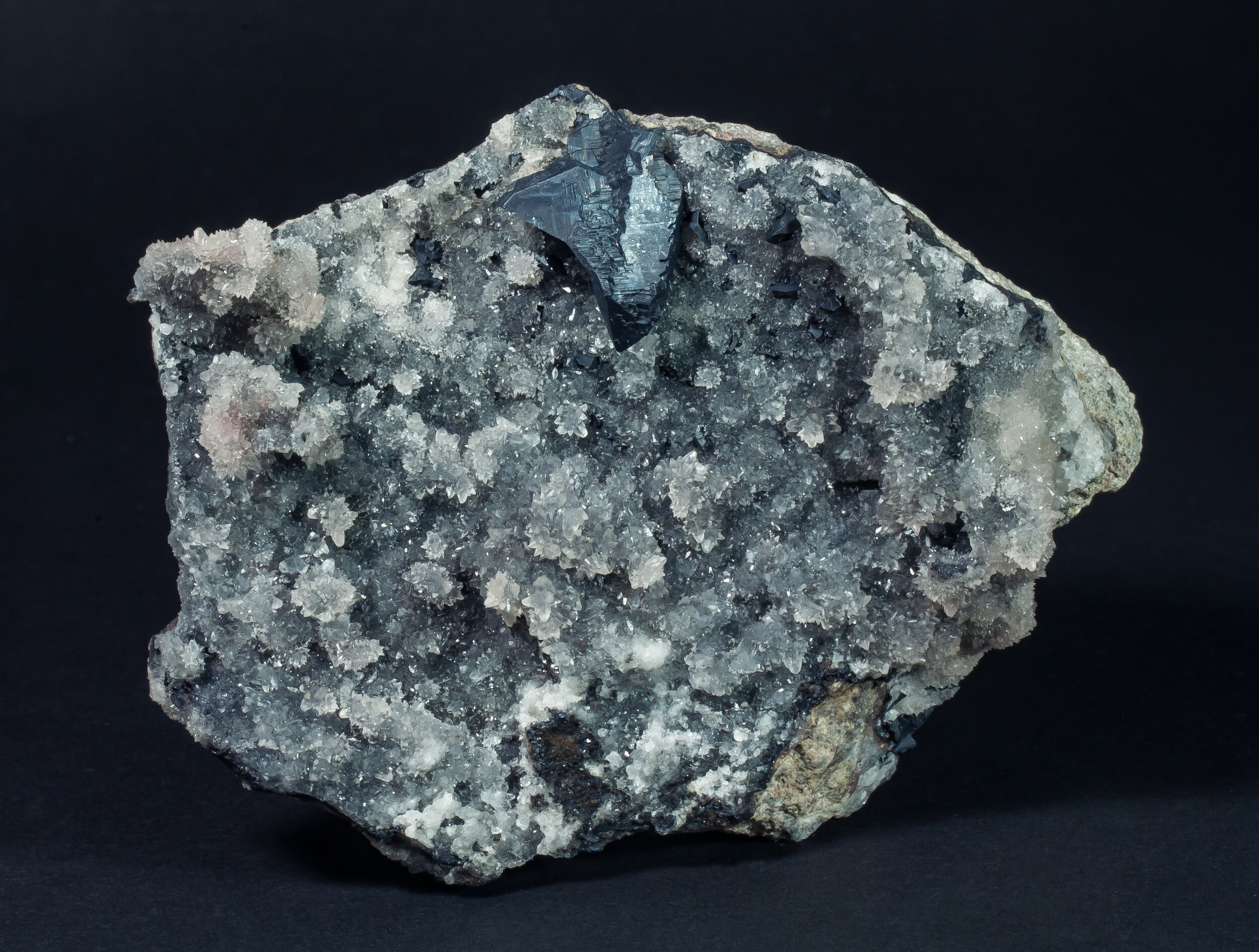 Chalcocite with Calcite - Copiapó Province, Atacama Region Chile ...