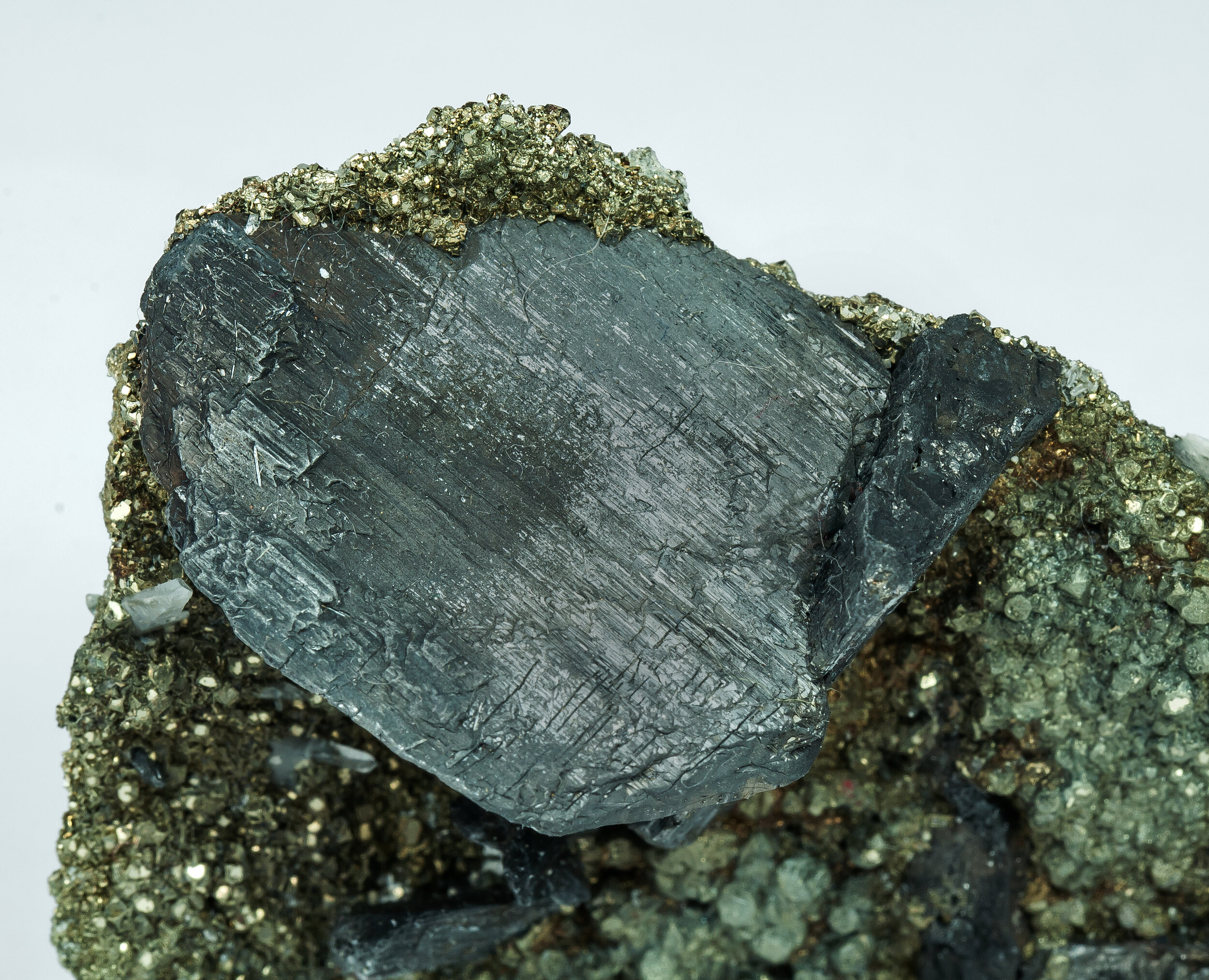 Andorite with Pyrite - San José Mine, Oruro City, Cercado Province ...