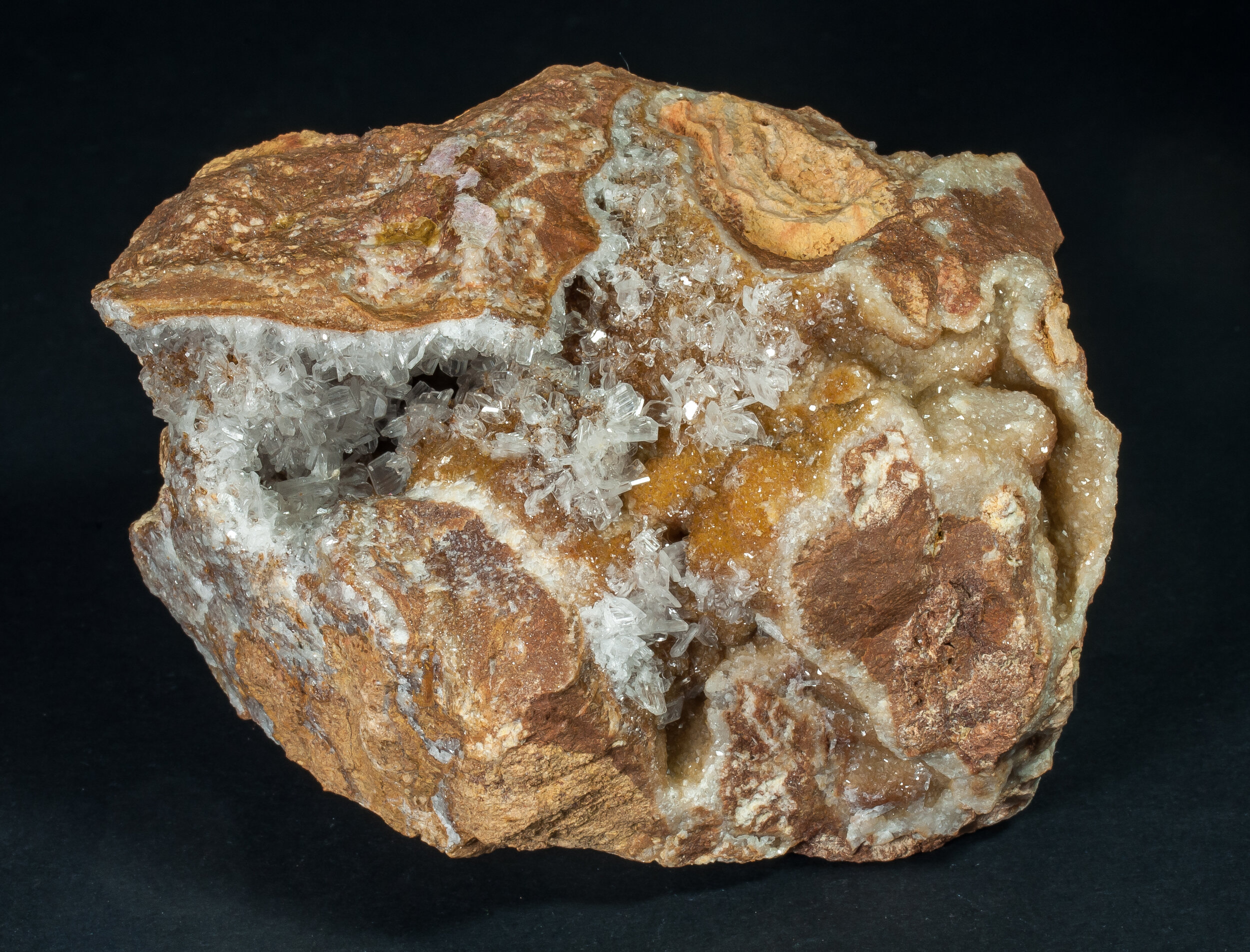 Hemimorphite, Smithsonite - Altenberg Mine (Vieille Montagne Mine ...