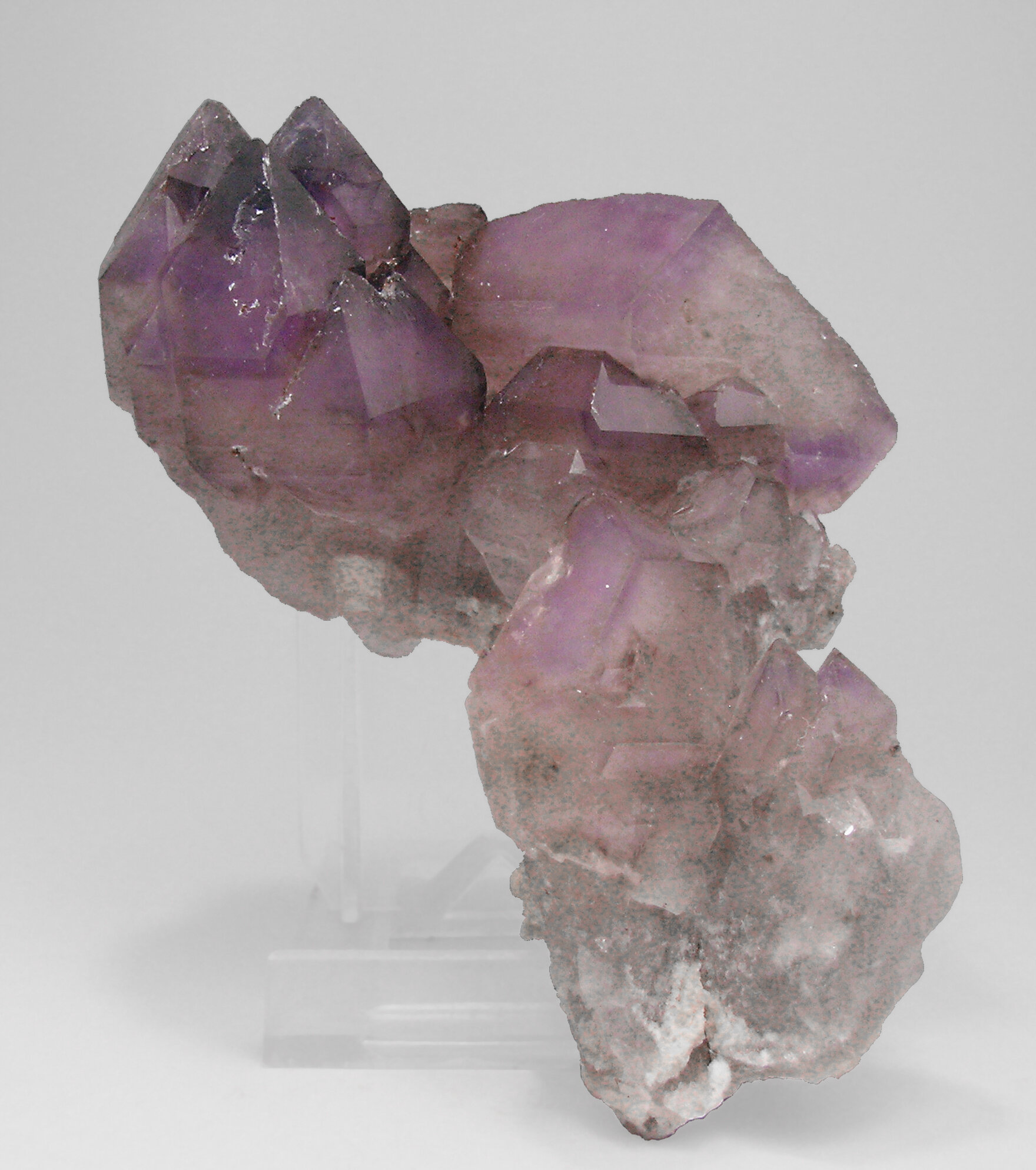 Quartz (variety amethyst), Quartz (variety smoky), Microcline - Soliva ...