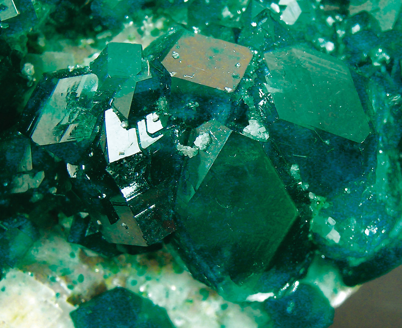 Dioptase - Tsumeb Mine, Tsumeb, Otjikoto Region Namibia | Fabre Minerals