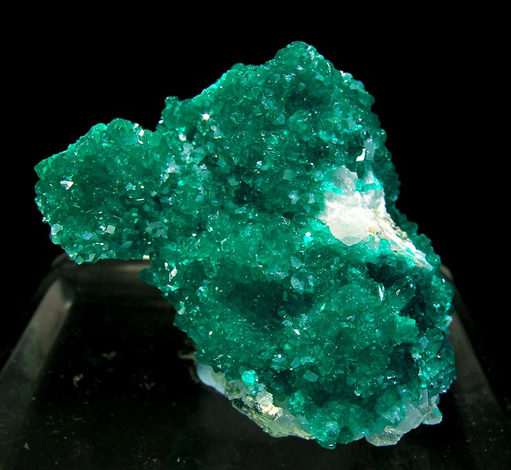 Dioptase with Calcite - Tsumeb Mine, Tsumeb, Otjikoto Region Namibia | Fabre Minerals