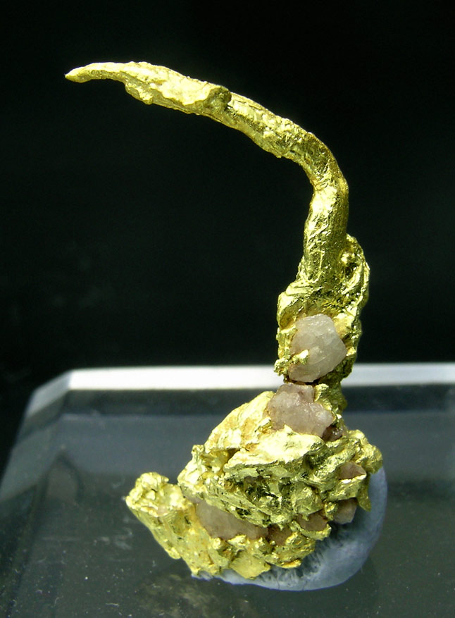 Wire Gold on Quartz - Santa Elena de Uairén, Gran Sabana, Bolívar State ...