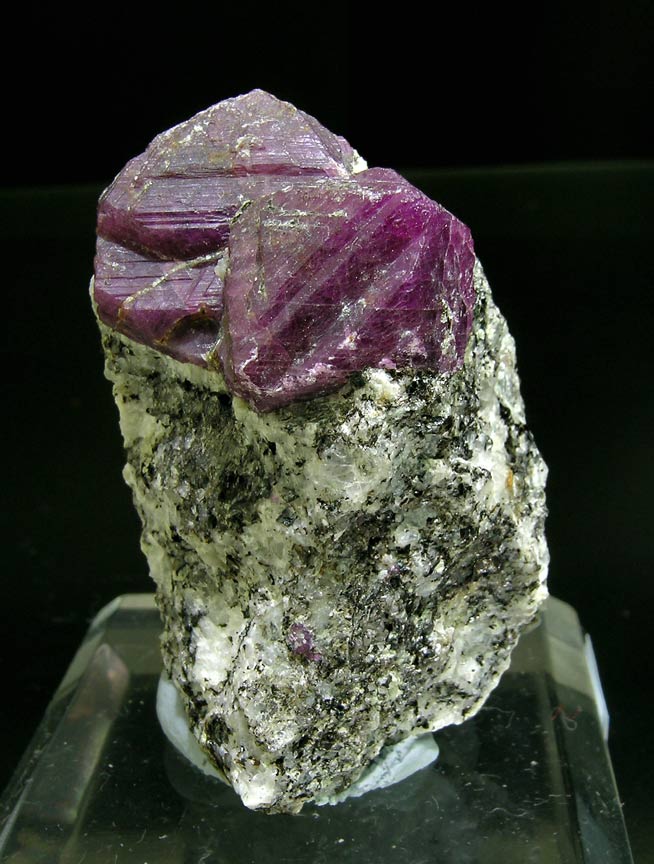 Corundum (variety ruby) - Mysore District, Karnataka India | Fabre Minerals