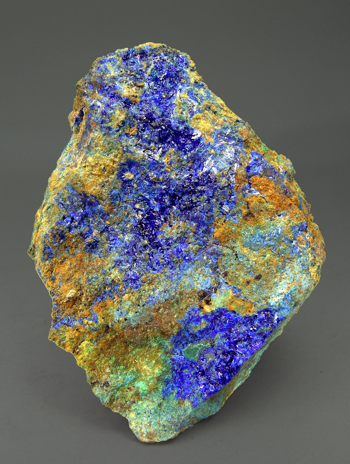Linarite - Blue Bell Mine, Baker, Soda Lake Mountains, San Bernardino ...