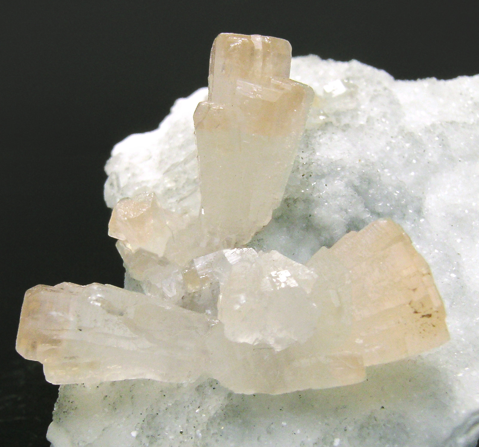 Strontianite with Calcite - Oberdorf an der Laming, Laming Valley ...