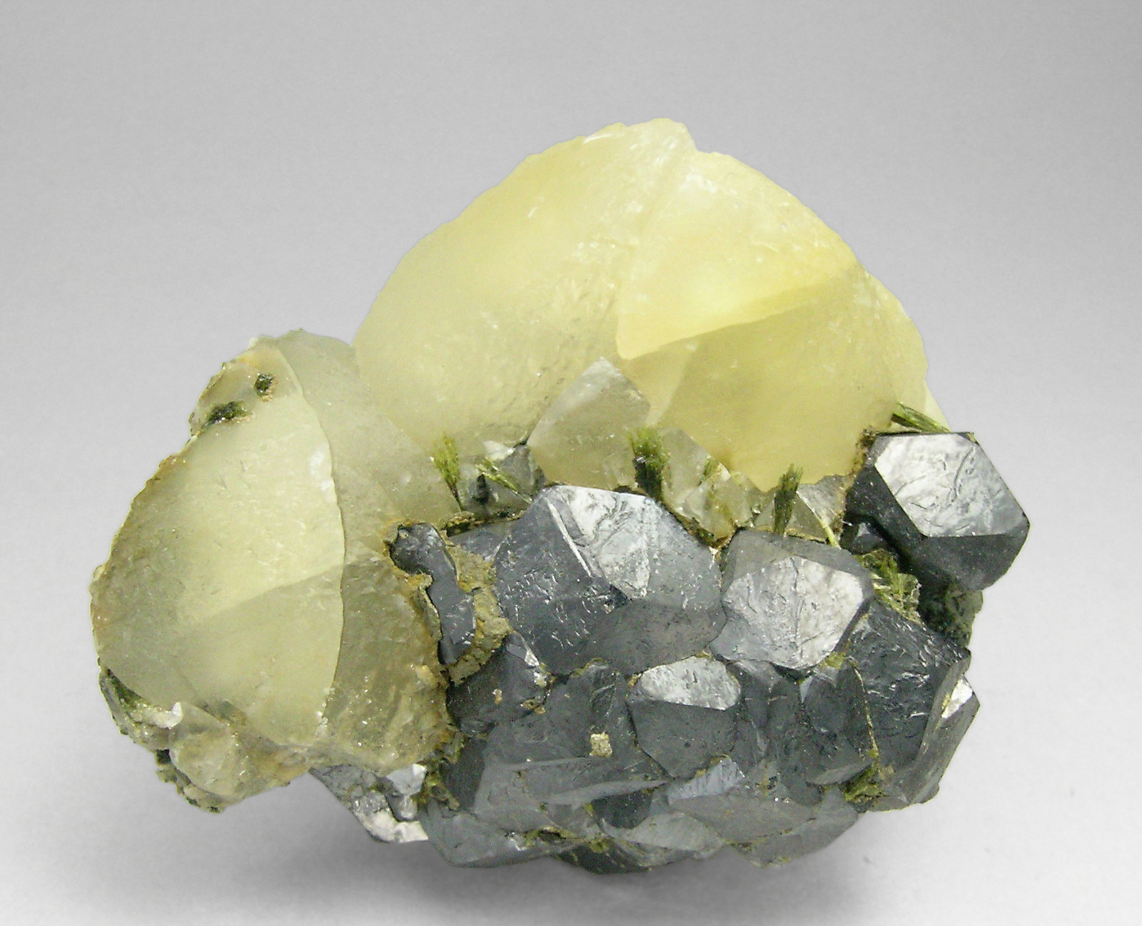 Magnetite with Calcite and Epidote - Dashkesan deposit, Dashkesan ...