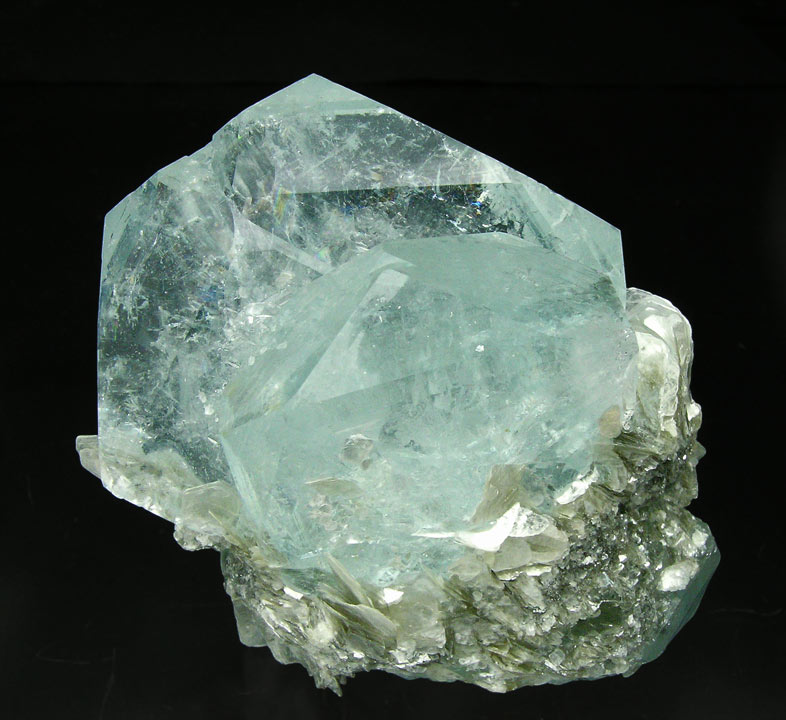 Beryl with Muscovite - Pingwu Mine, Huya township, Mount Xuebaoding ...