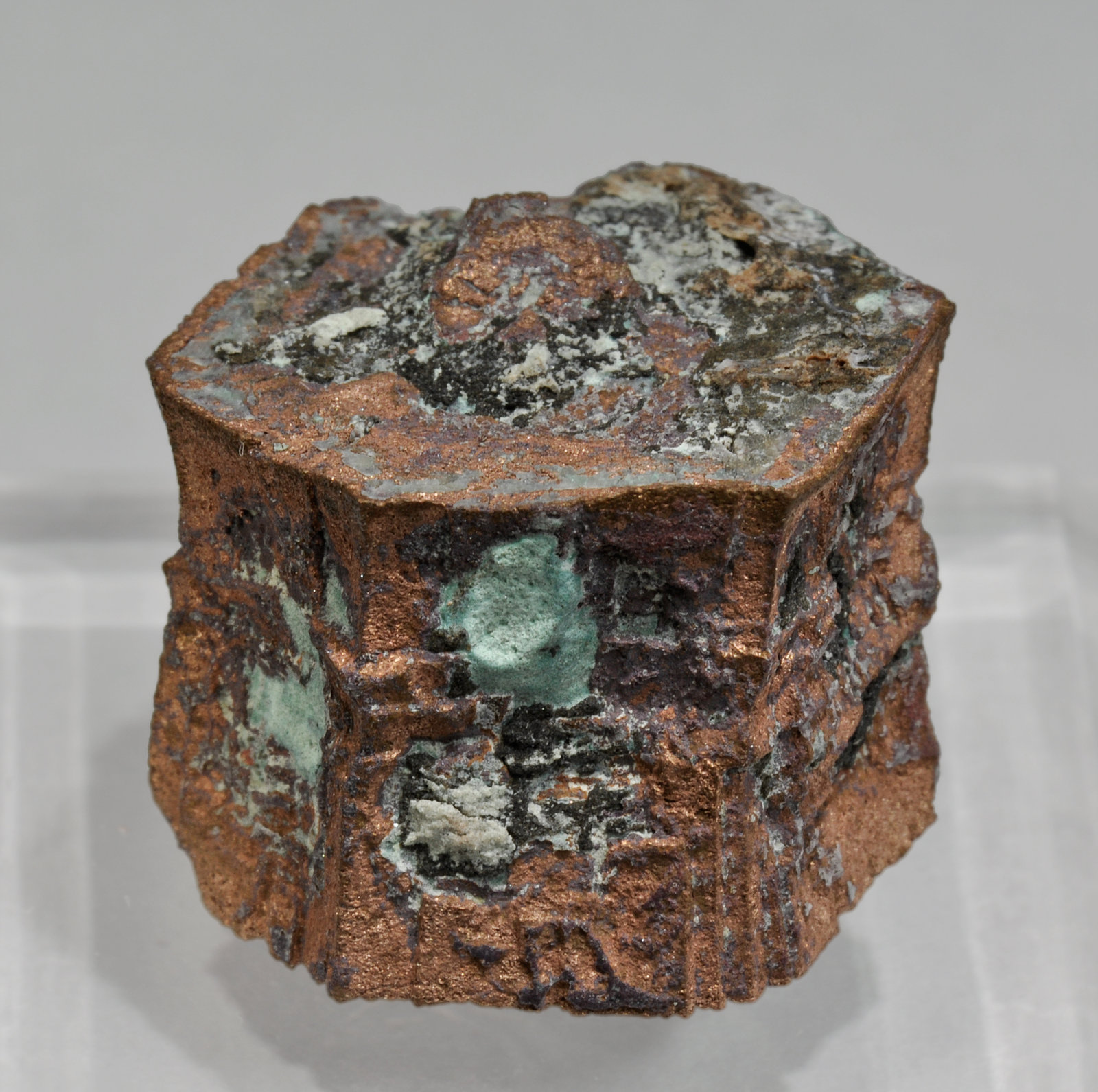 Copper after Aragonite - San Agustín Mine, Corocoro, Pacajes Province ...