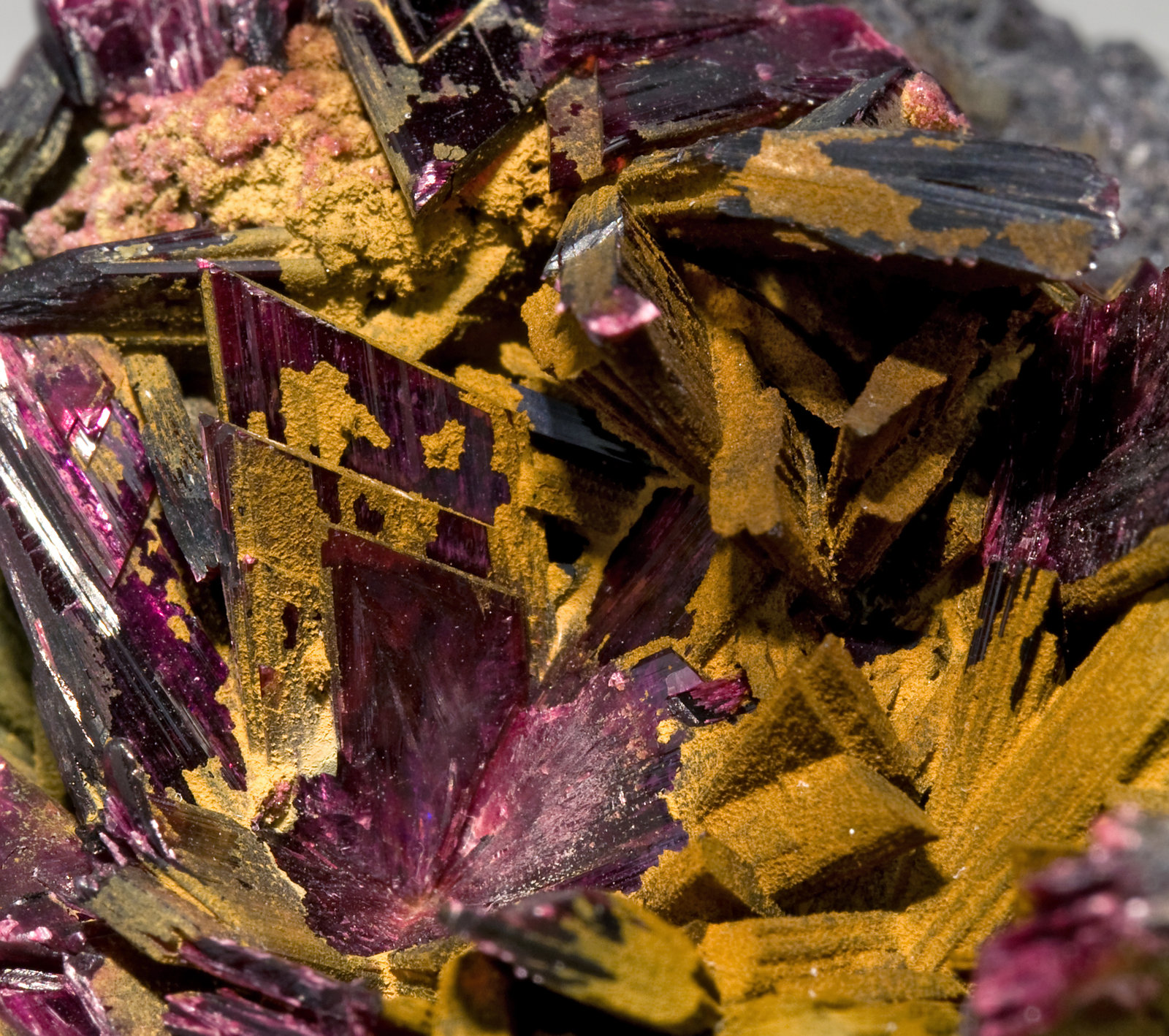 Erythrite - Agoudal Centre Quarry, Tansifite, Agdz, Bou Azzer mining ...