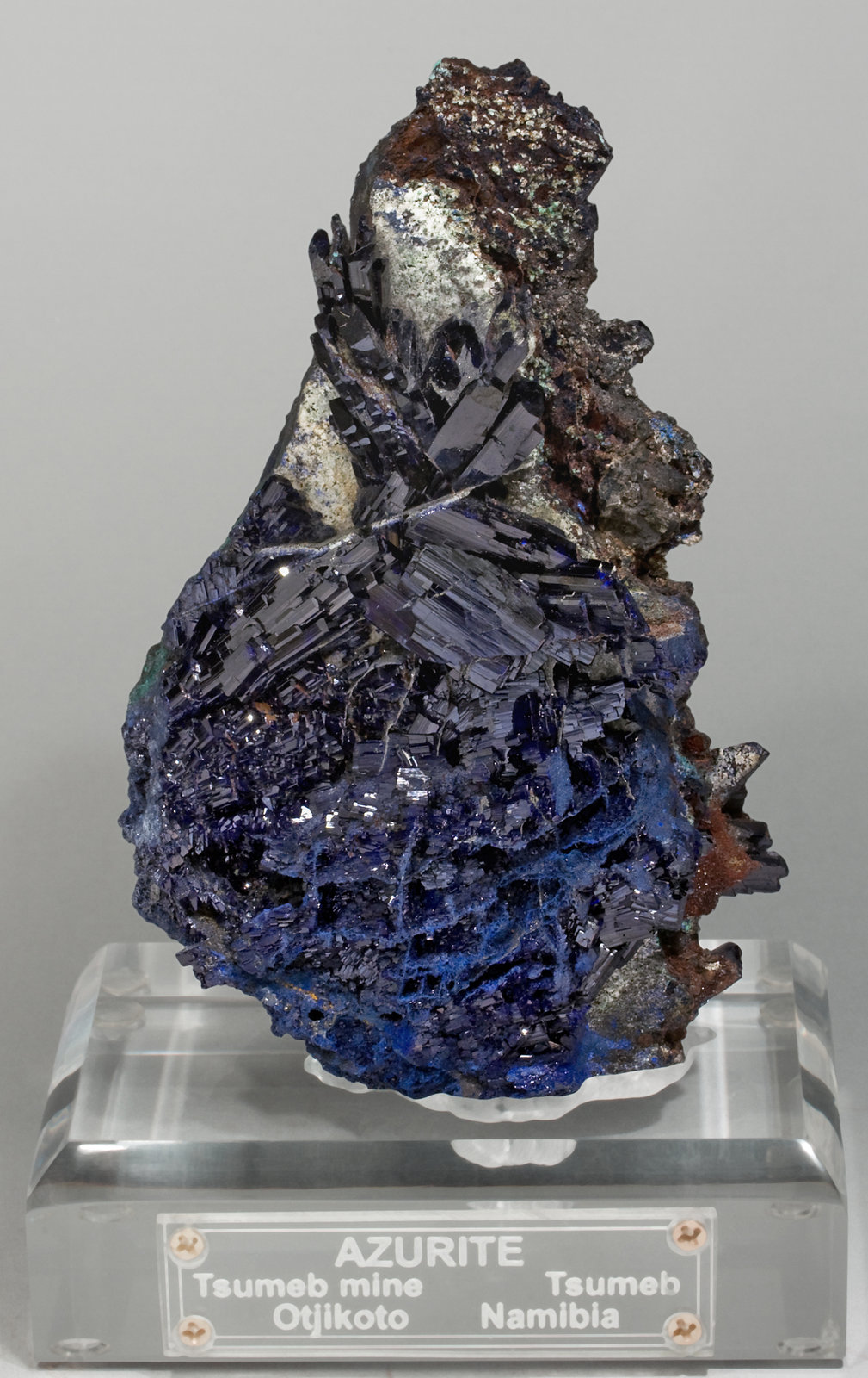 Azurite - Tsumeb Mine, Tsumeb, Otjikoto Region Namibia | Fabre Minerals
