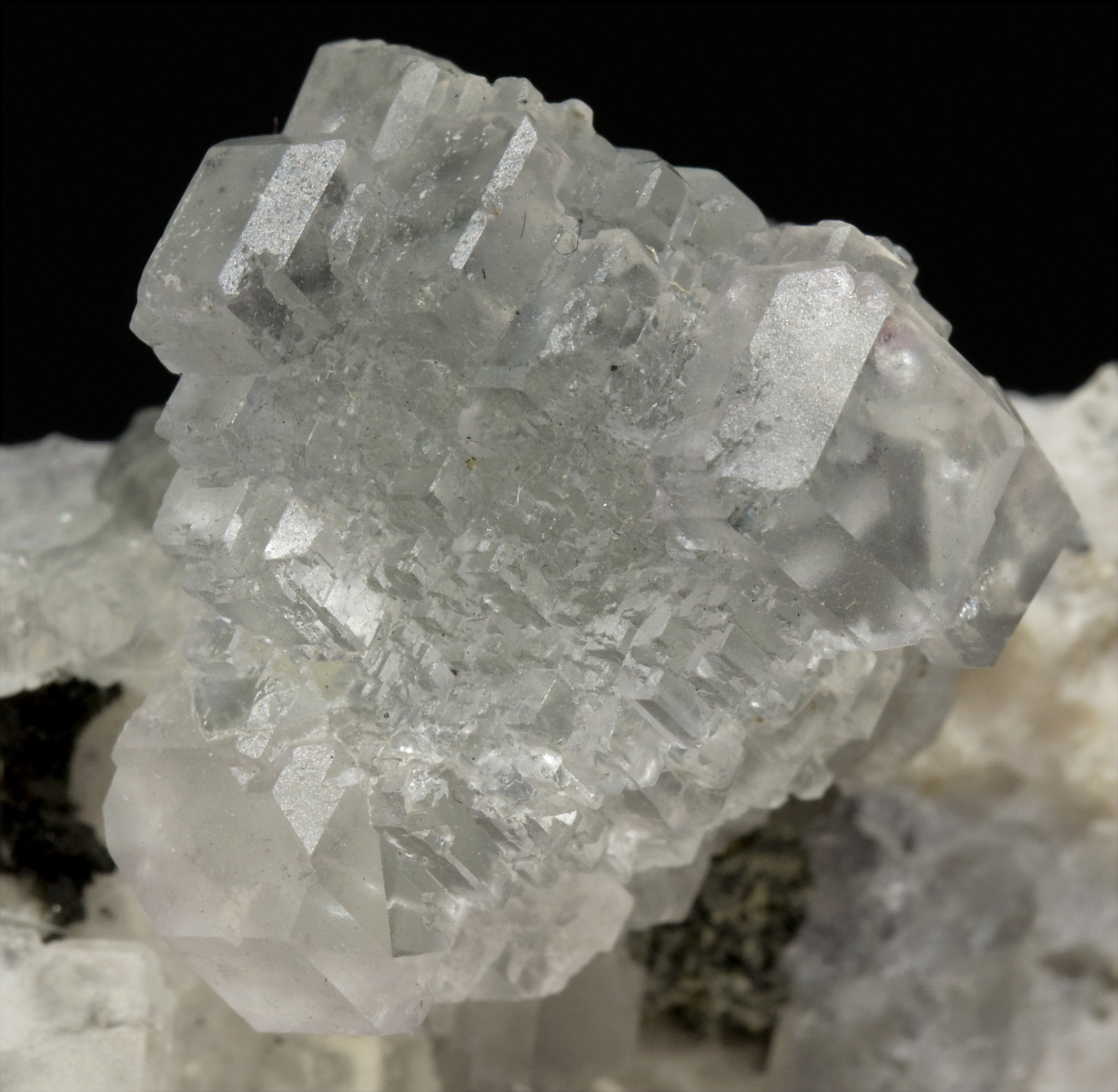 Fluorite with Baryte, Pyrite and Calcite - Huanzala Mine, Huallanca ...