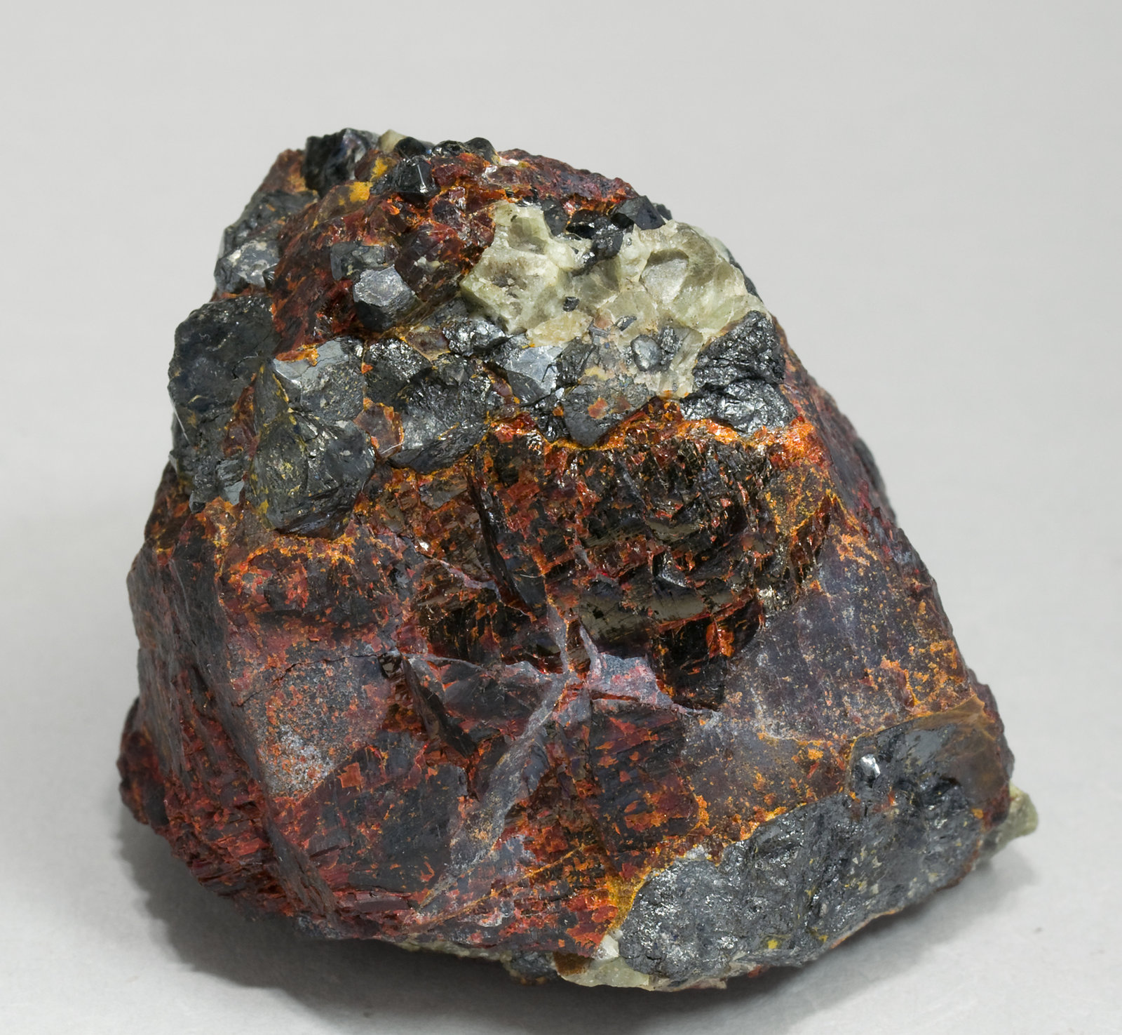 Zincite with Franklinite and Willemite - Franklin, Franklin Mining ...