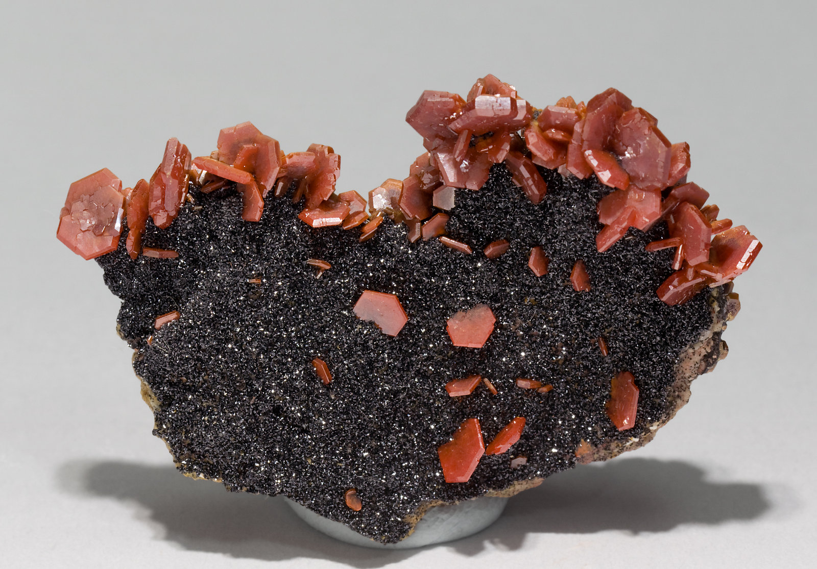 Vanadinite with Mottramite - Mohamedine, Coud'a, Mibladen mining ...
