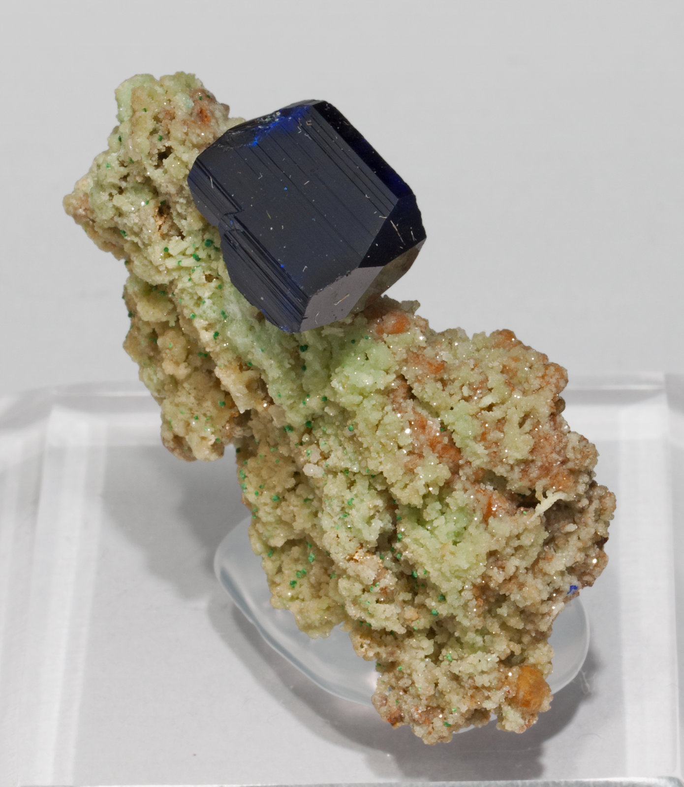 Azurite - Tsumeb Mine, first oxidation zone, Tsumeb, Otjikoto Region ...