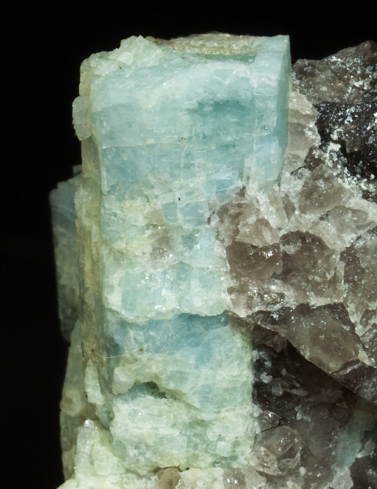 Beryl with Quartz, Orthoclase and Muscovite - Crestalunga, Bondasca ...